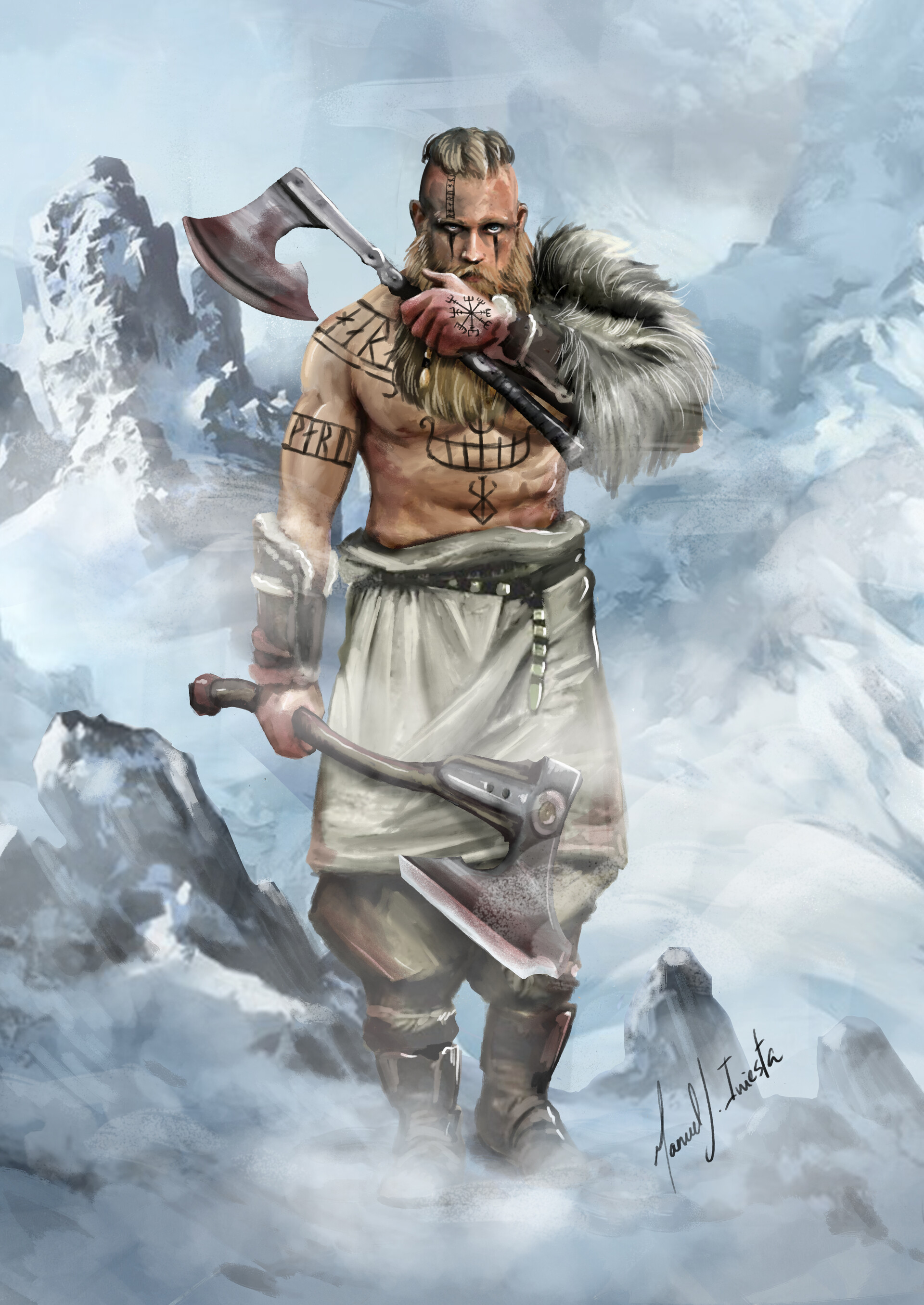 ArtStation - "Valhalla" by Manuel J. Iniesta