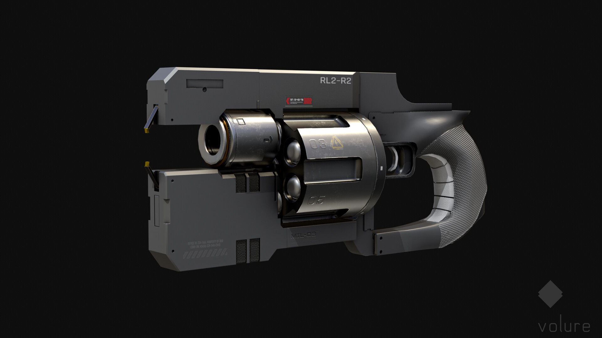 ArtStation - Game Ready Revolver Concept "ZERO"