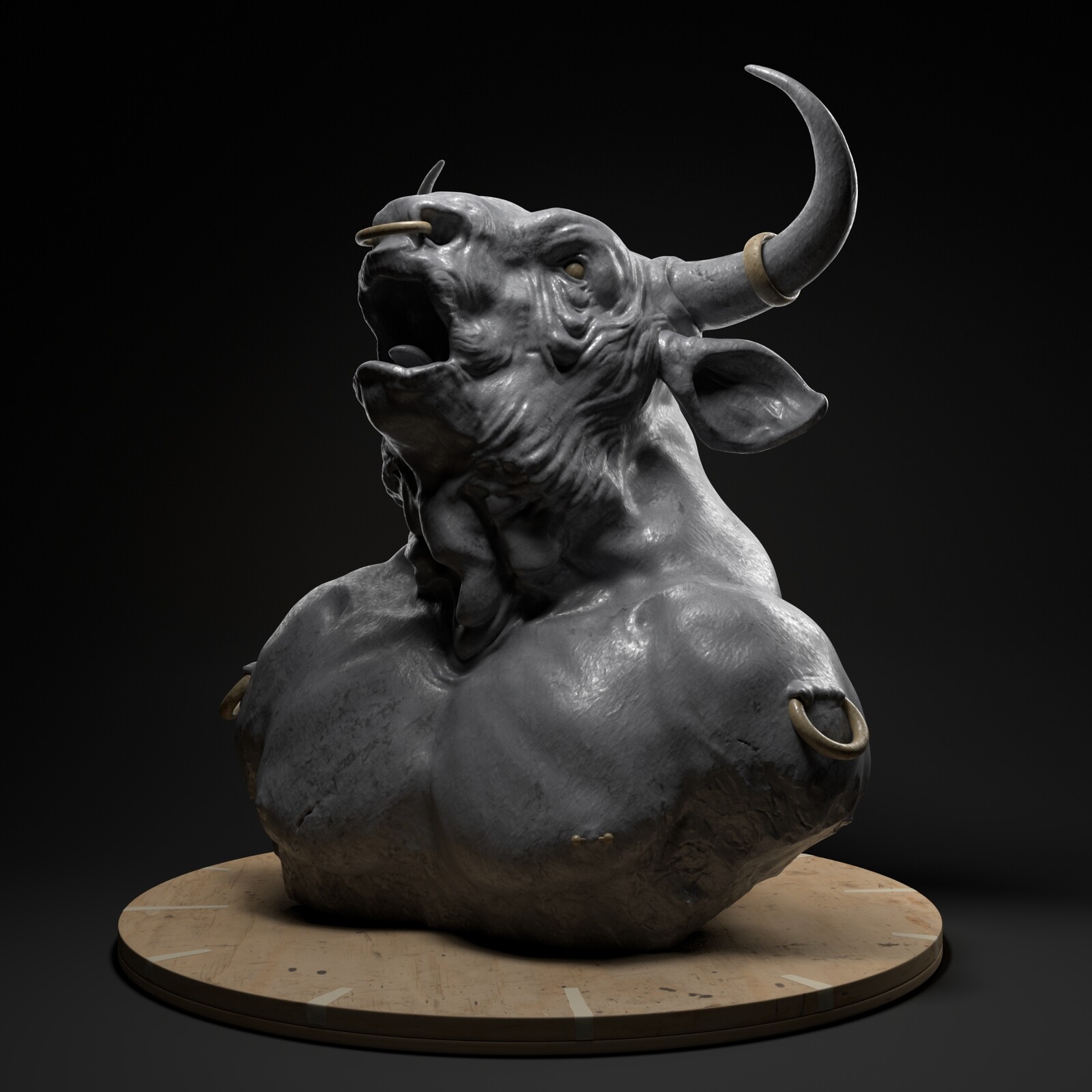 Francesca Lecter - Minotaur bust