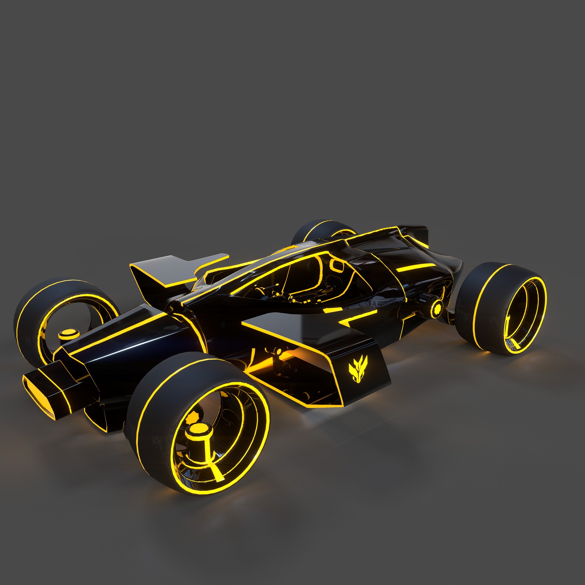 ArtStation - tron sci-fi car