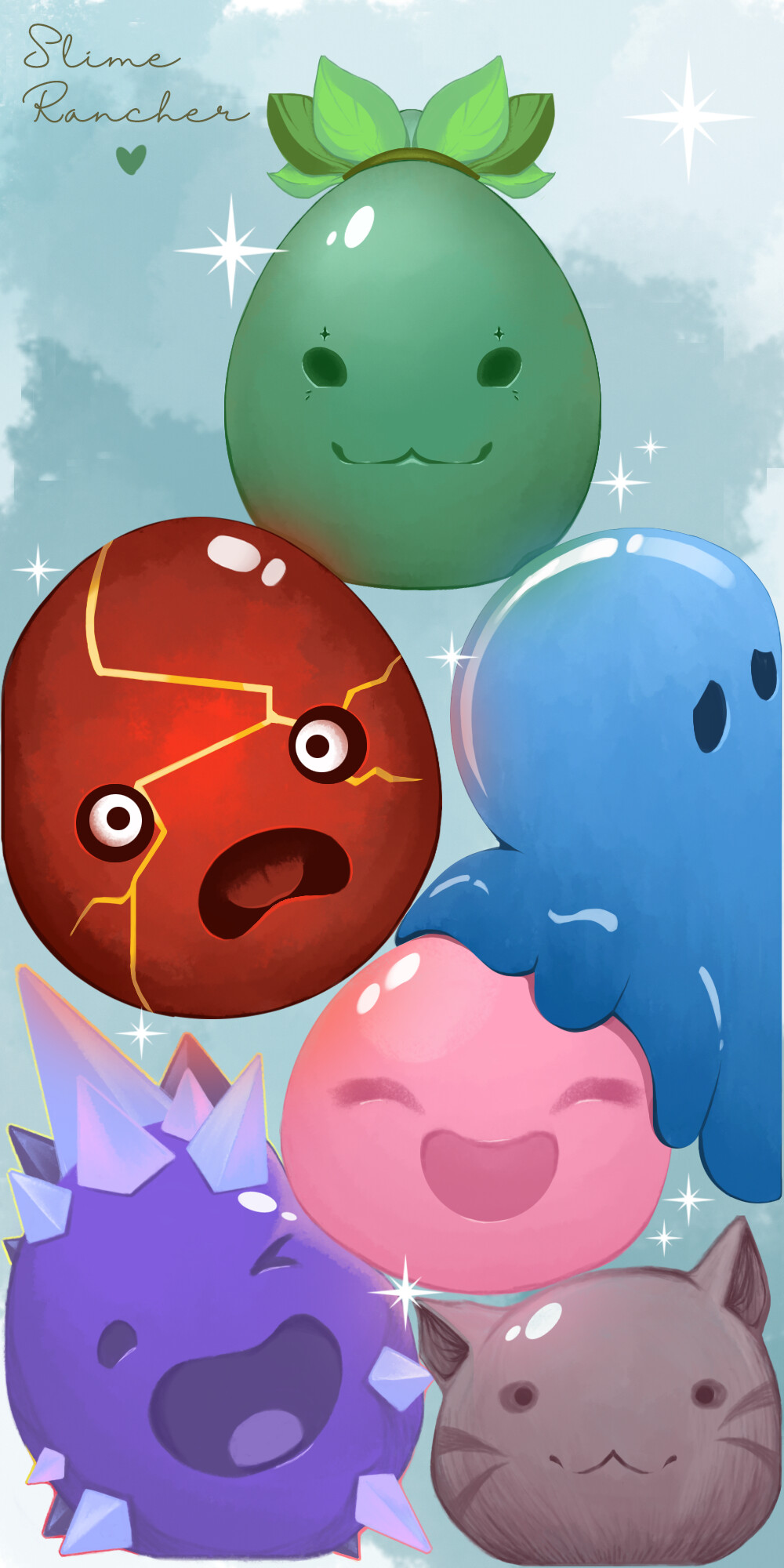 ArtStation - Slimes are love!