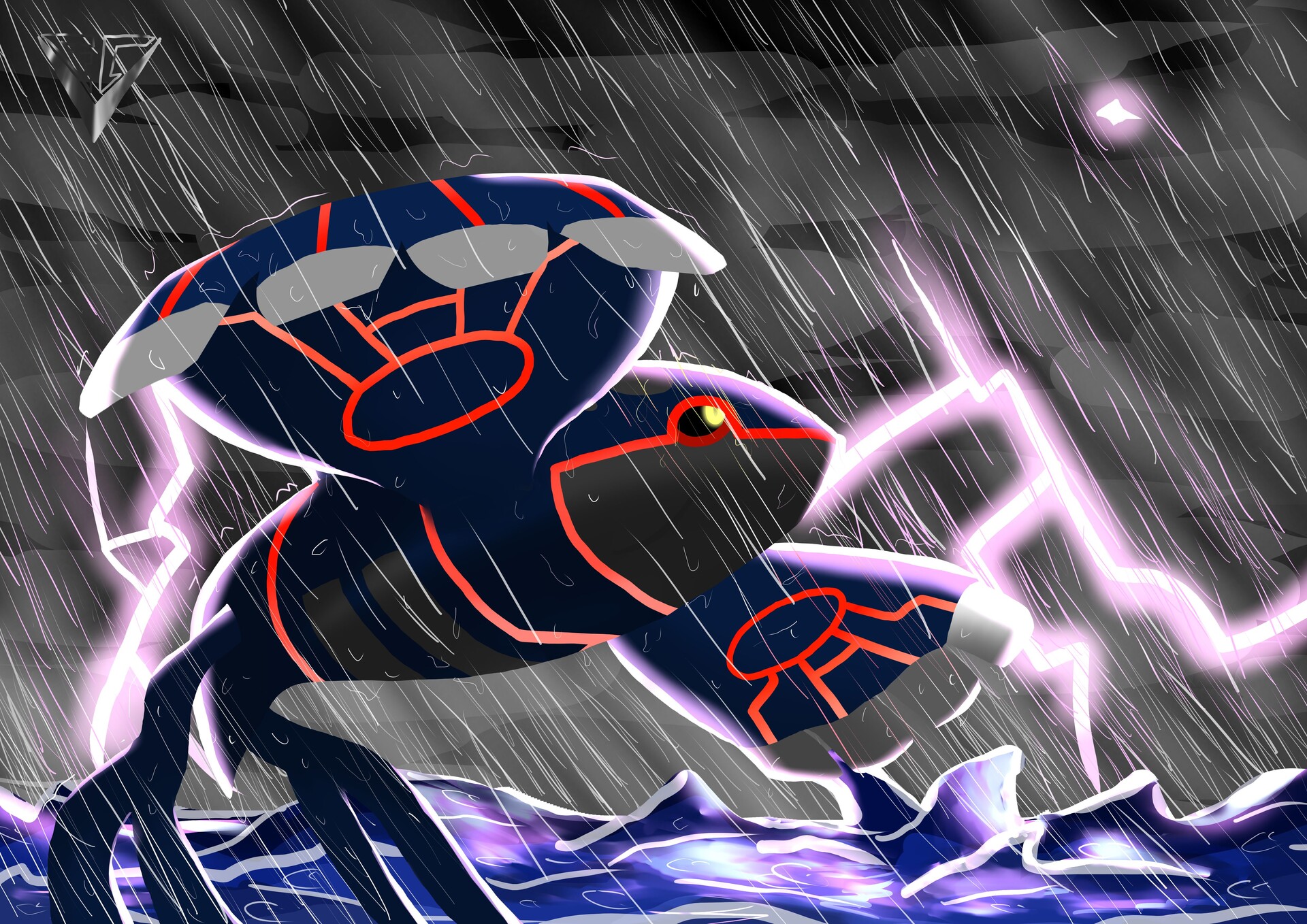 mega kyogre wallpaper