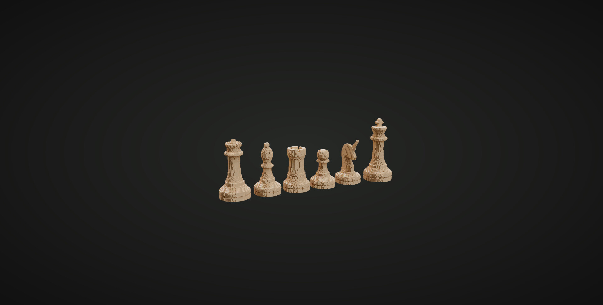 ArtStation - Chess pieces
