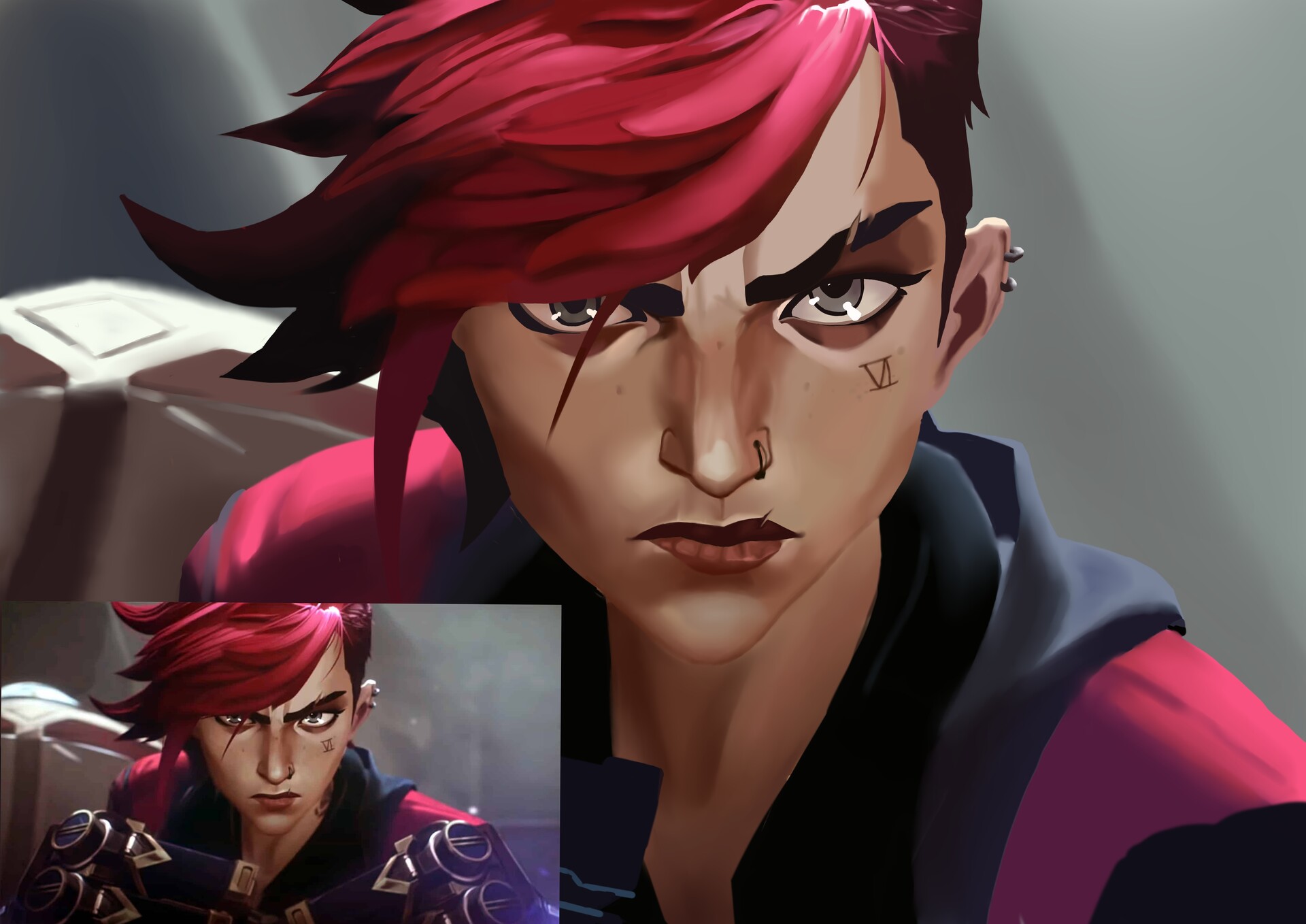 ArtStation - Style study of Vi from "Arcane"