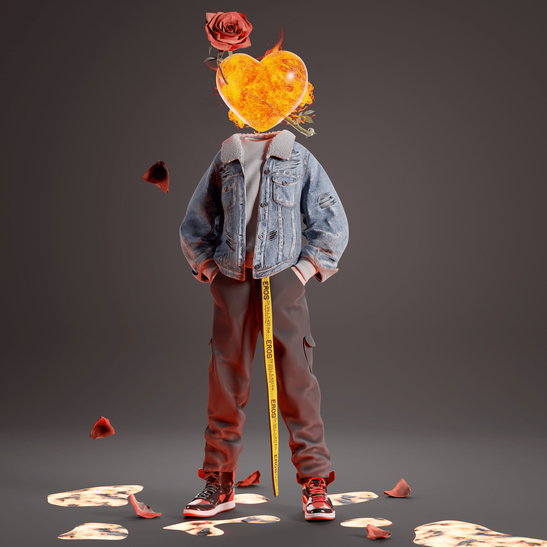 ArtStation - Fashion Fire Avatar