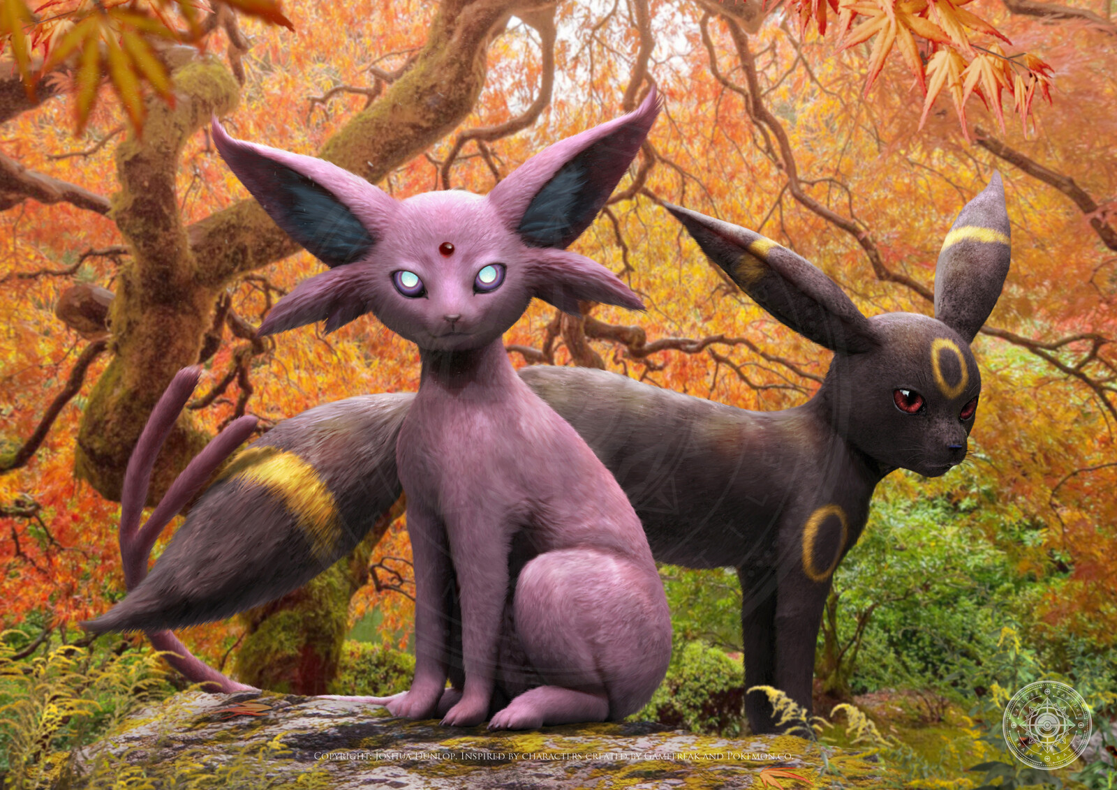 Joshua Dunlop - Espeon and Umbreon