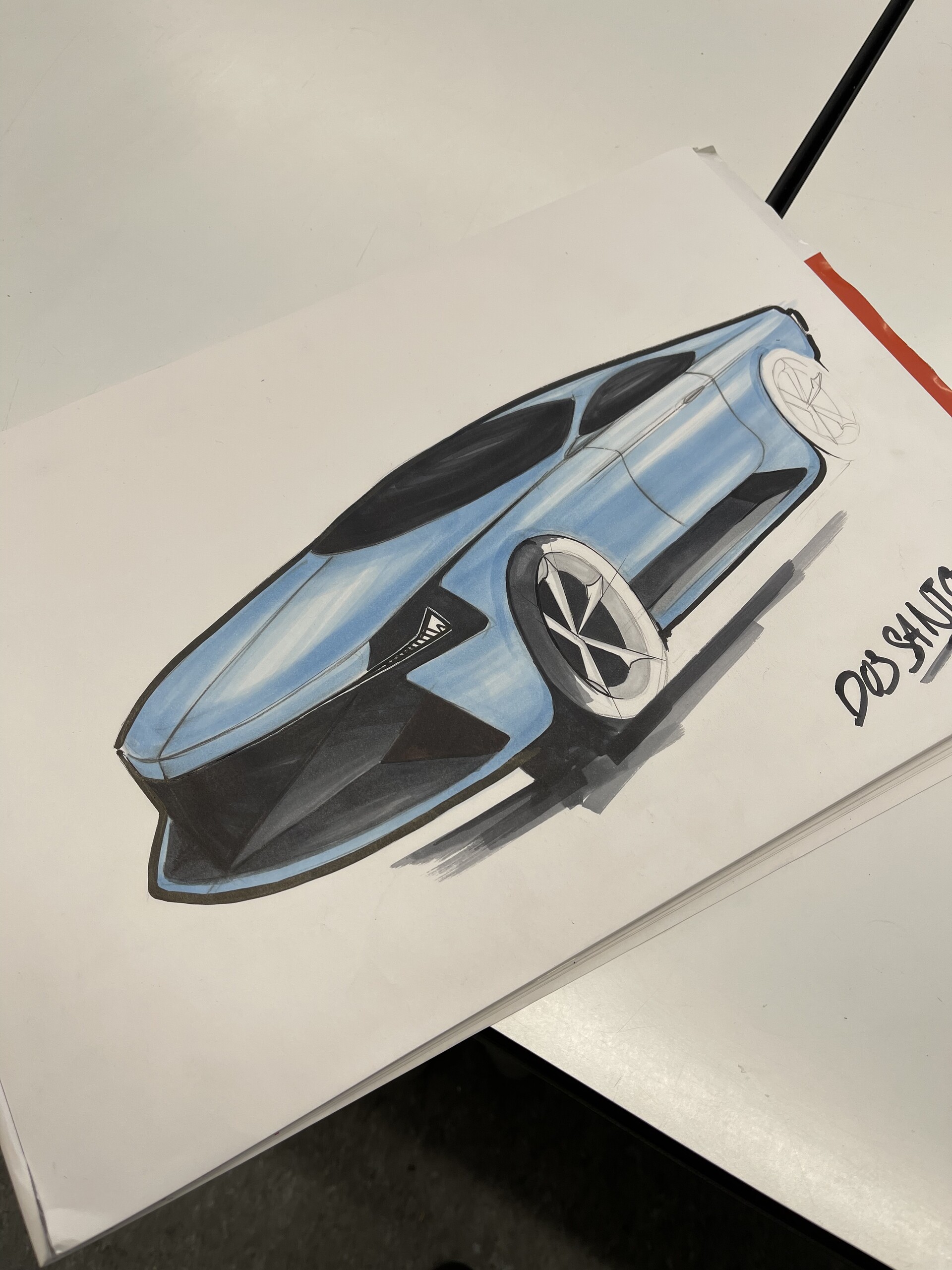 ArtStation - Concept car drawing