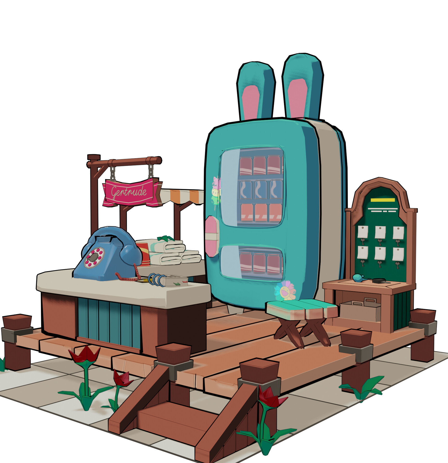 ArtStation - rabbit fridge