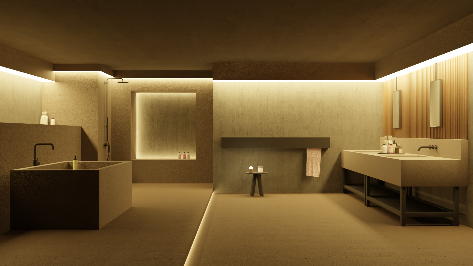 ArtStation - Simple bathroom