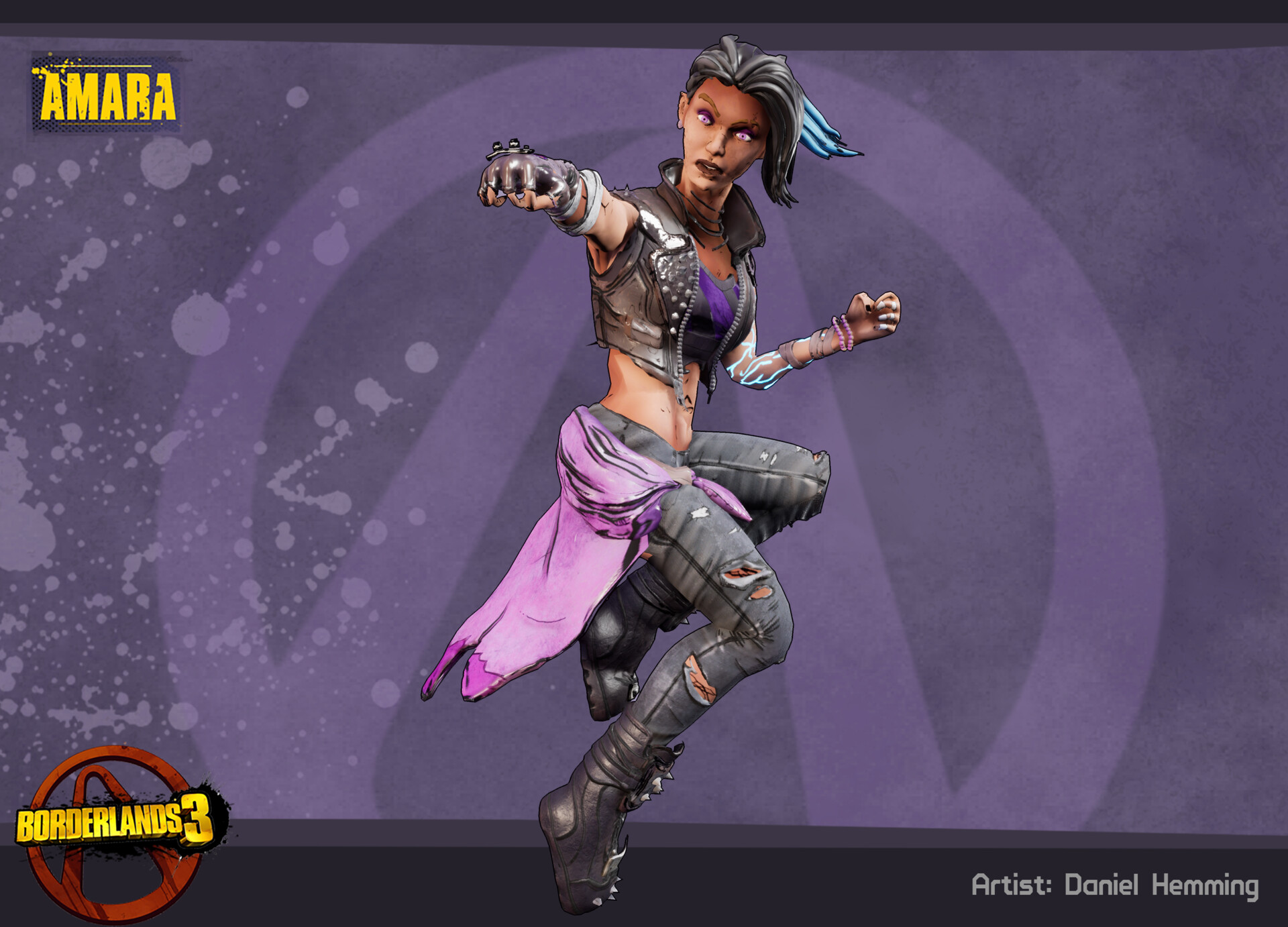 Daniel Hemming - Borderlands 3 Amara Model