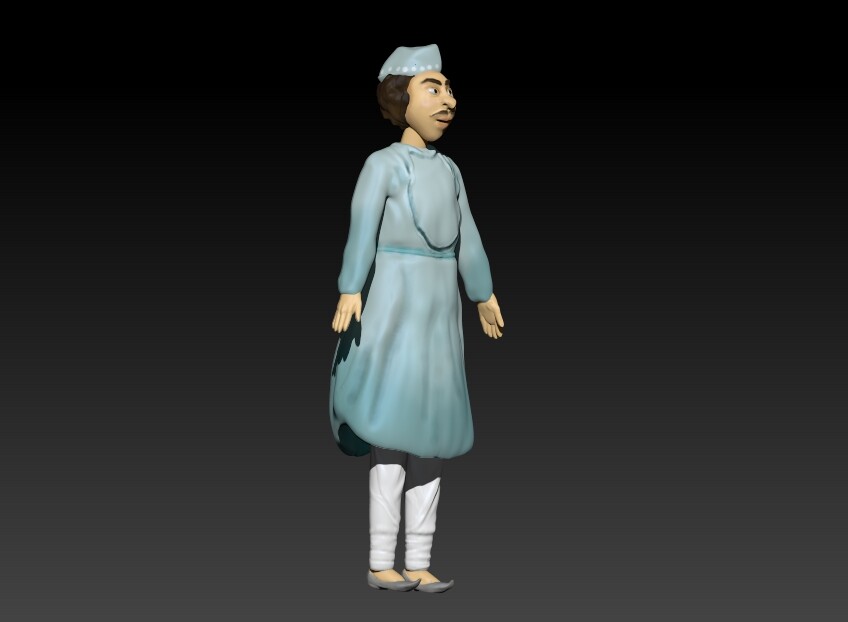 Aimen Tariq - Character Modeling and texture painting