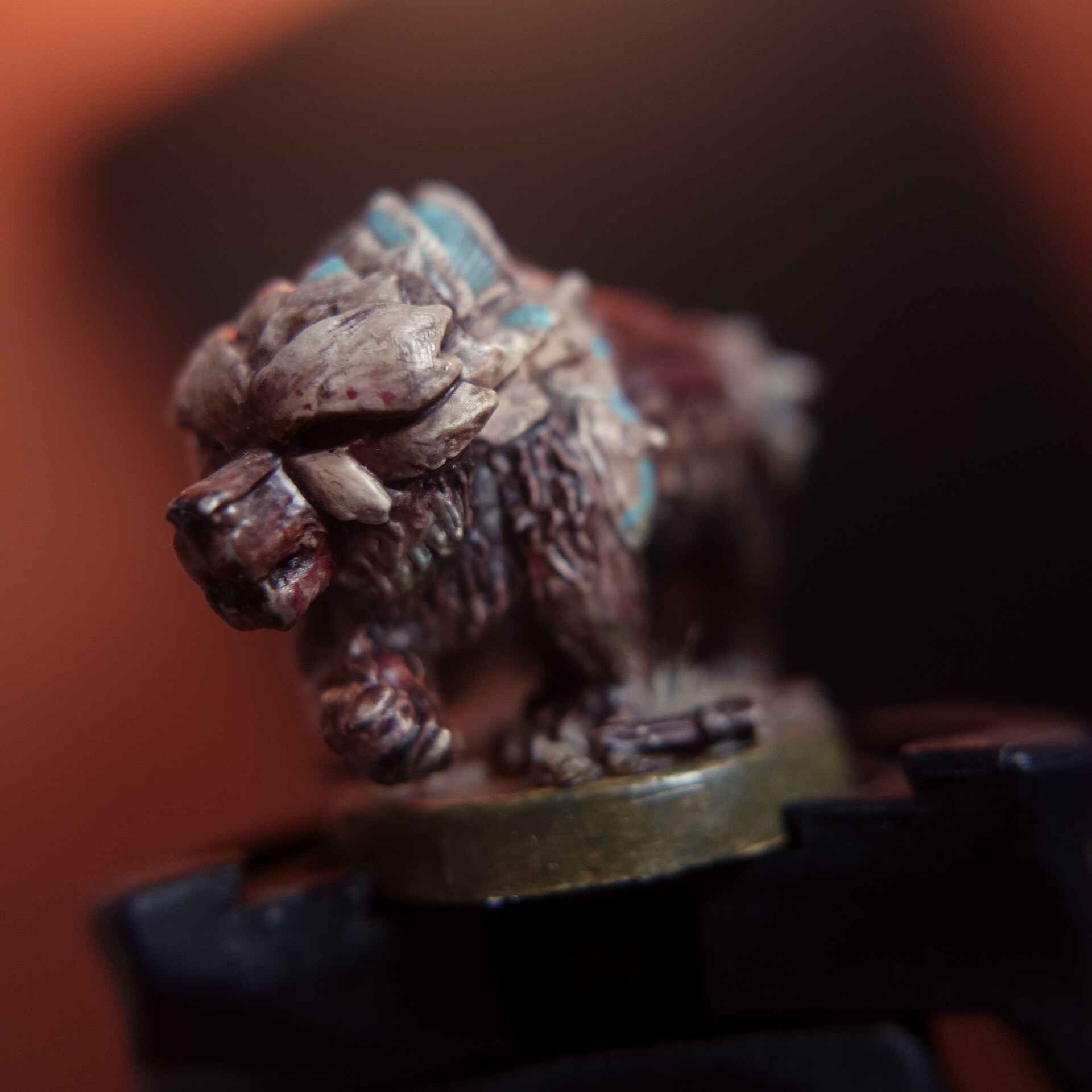 ArtStation - Miniature Painting - Vermling Beast Tyrant Bear - Gloomhaven