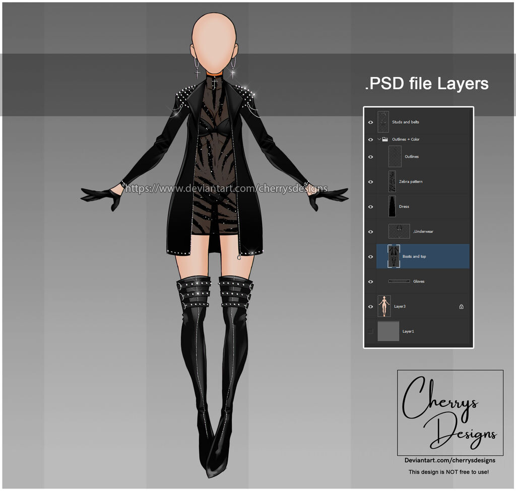 Cherry │ Outfit Designs - Customizable Outfit Designs