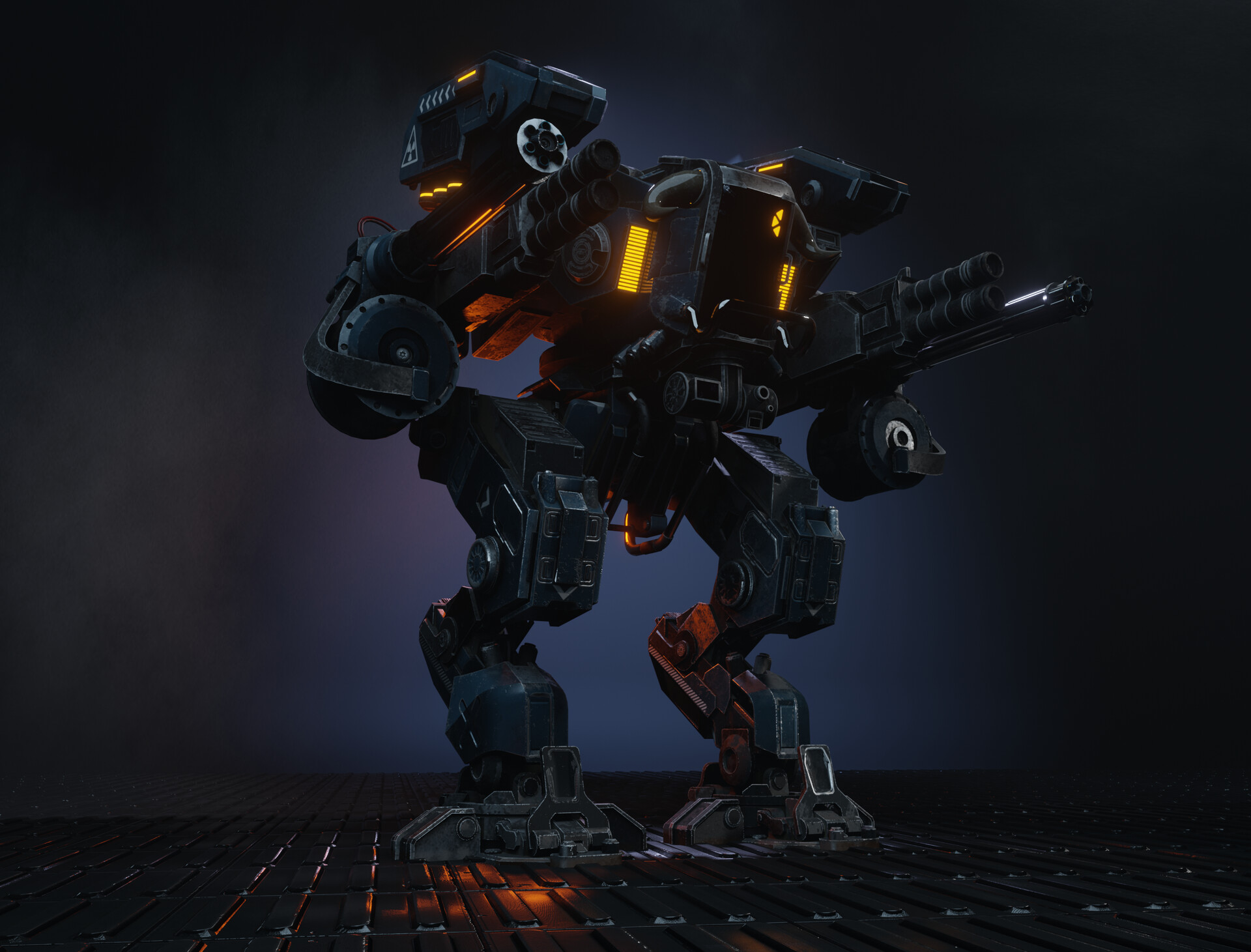 ArtStation - Battle Military Mech - Bull
