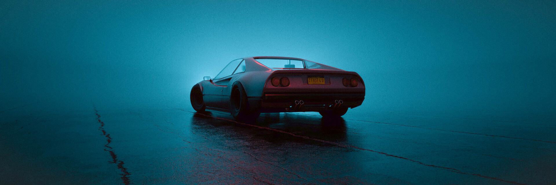 ArtStation - Ferrari 308 custom