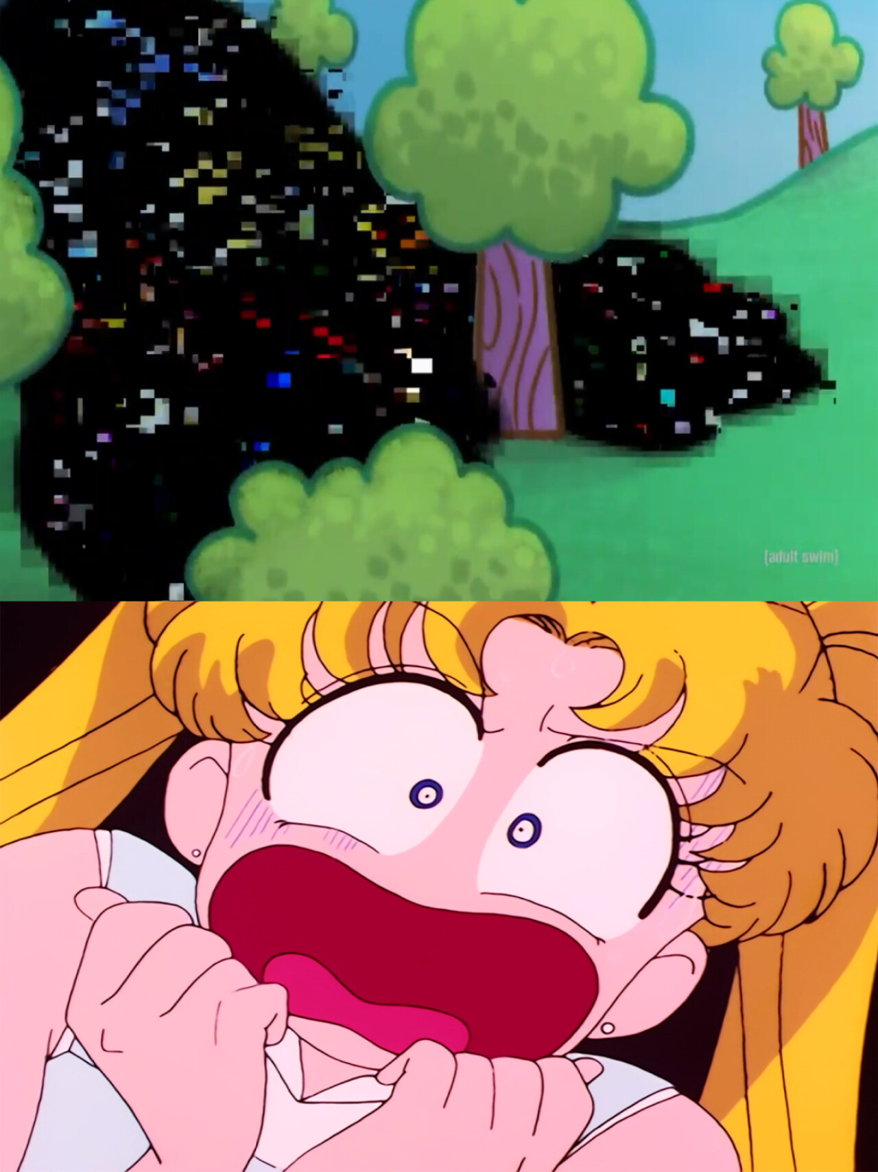 ArtStation - Usagi fears at Glitch Blob