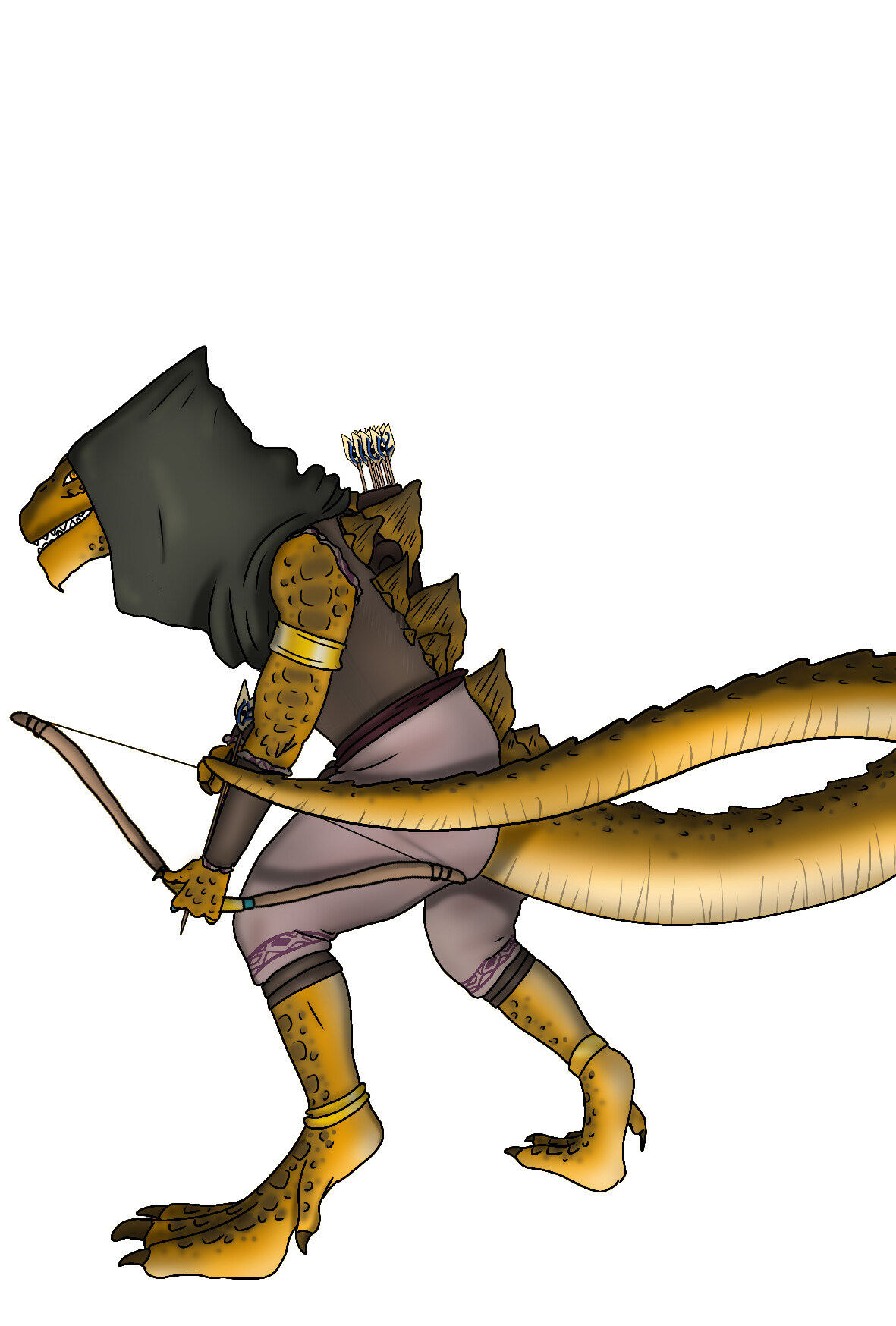 ArtStation - DnD Character - Dragonborn Rouge