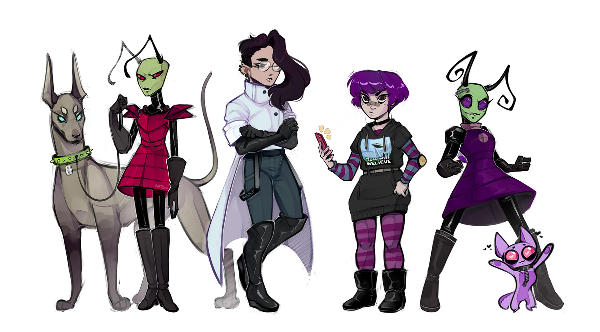 ArtStation - Invader Zim Fan Project