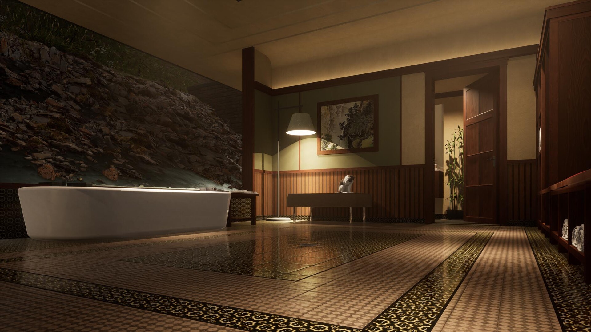 ArtStation - Subterranean Bathroom