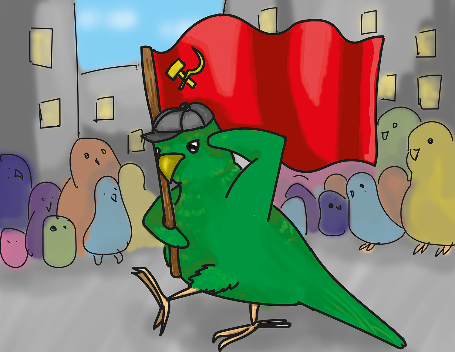 ArtStation - the communist parrot
