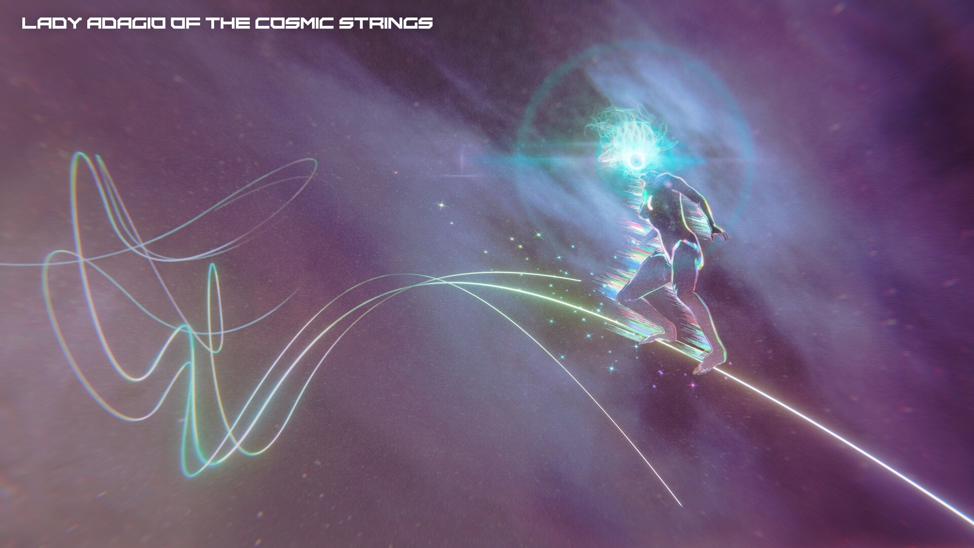 ArtStation - 『 The Lady of the Cosmic Strings 』(Sketch)