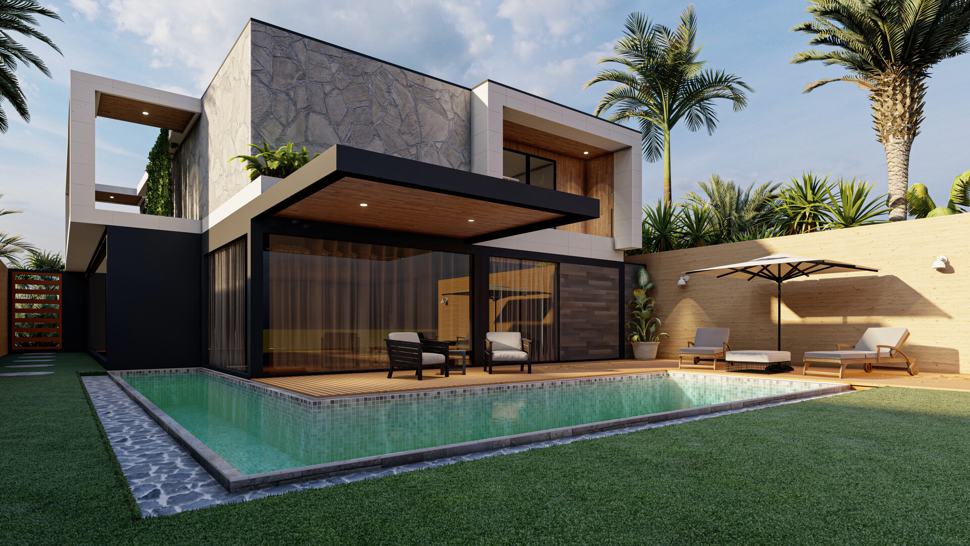 ArtStation - Tropical Residential Building