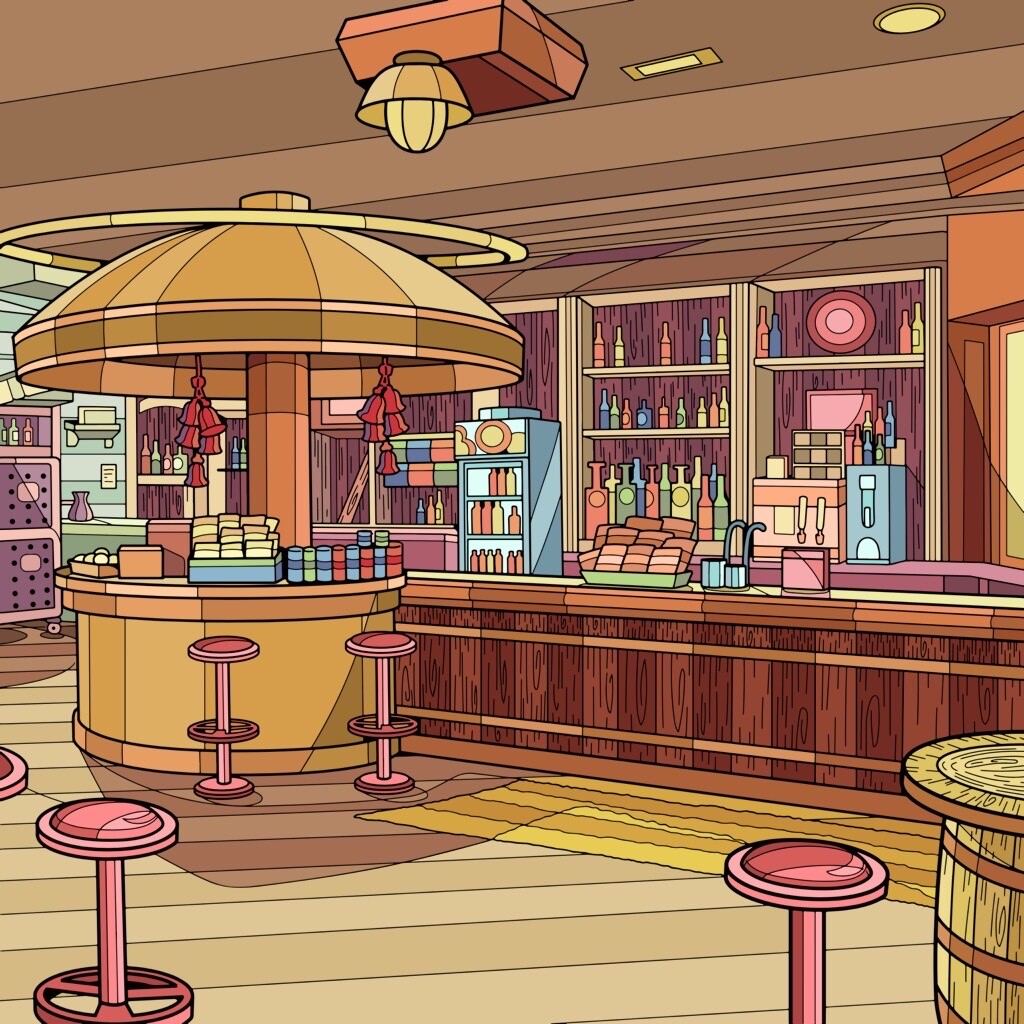ArtStation - Bar Design
