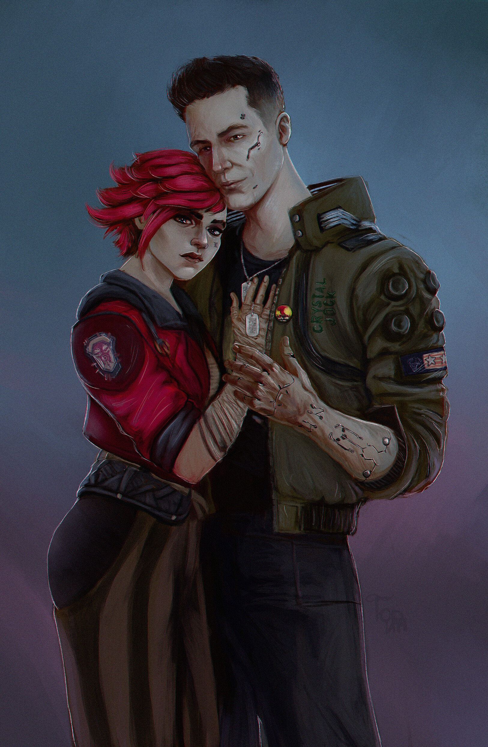 ArtStation - Vi and Vi - Commission