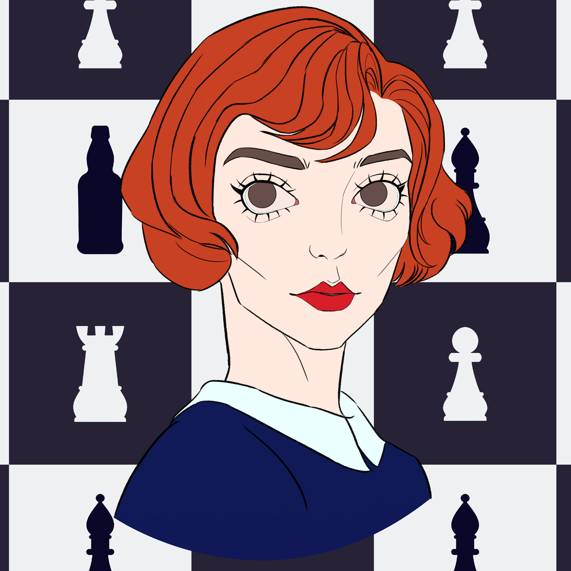 ArtStation - the queen gambit