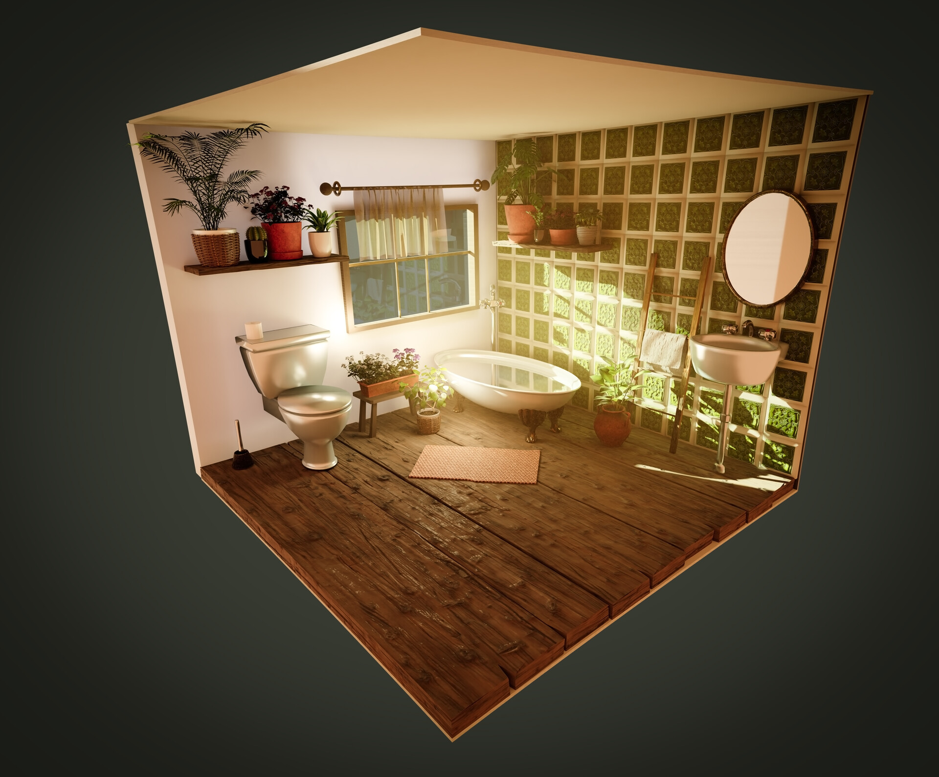 ArtStation - Morning Bath