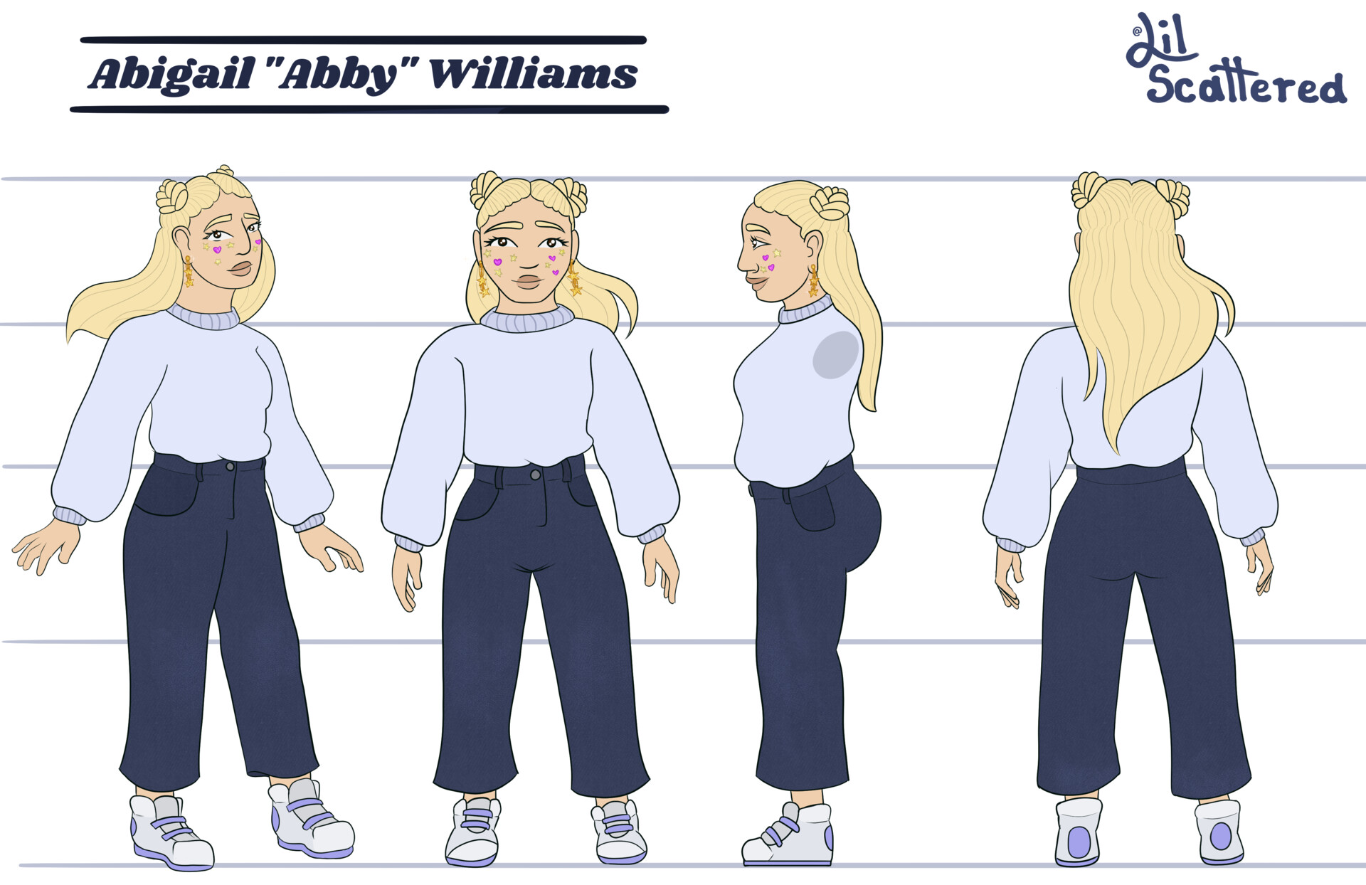 ArtStation - Abby - Character Turn Around