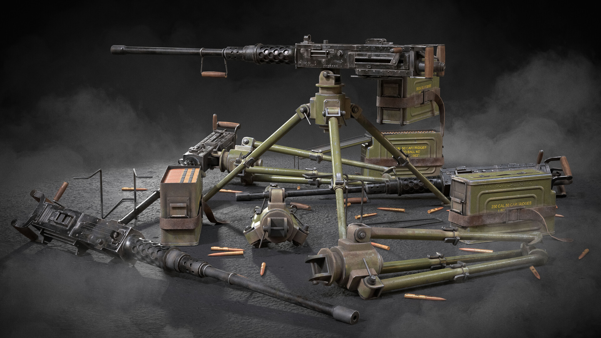 ArtStation - Machine Gun ( Replica )