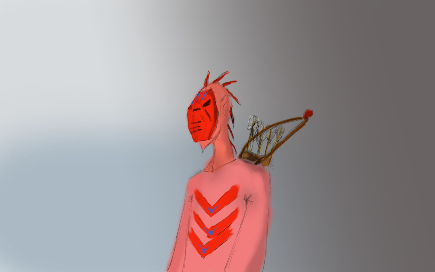 ArtStation - red Indian