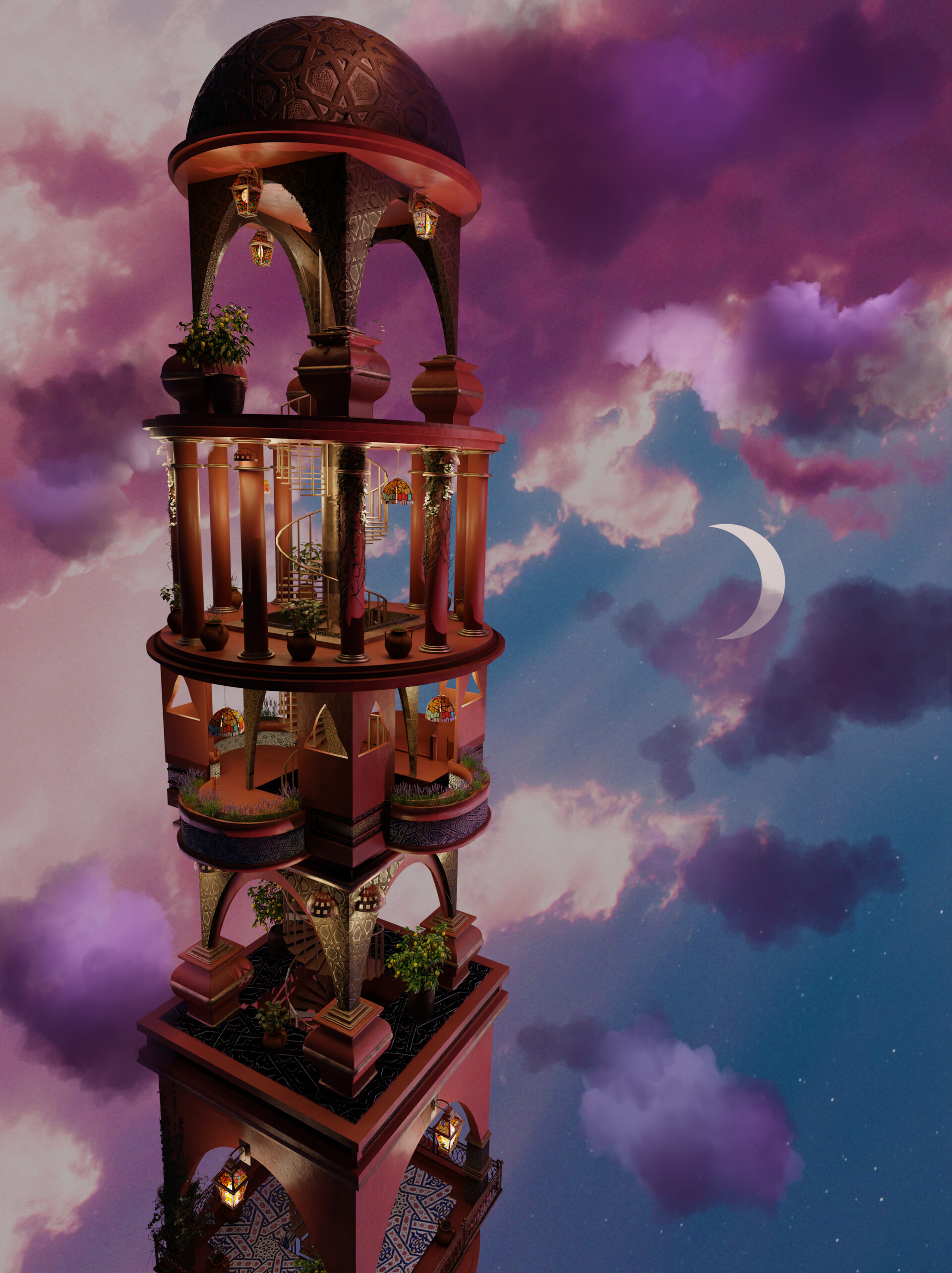 ArtStation - Cloud Tower