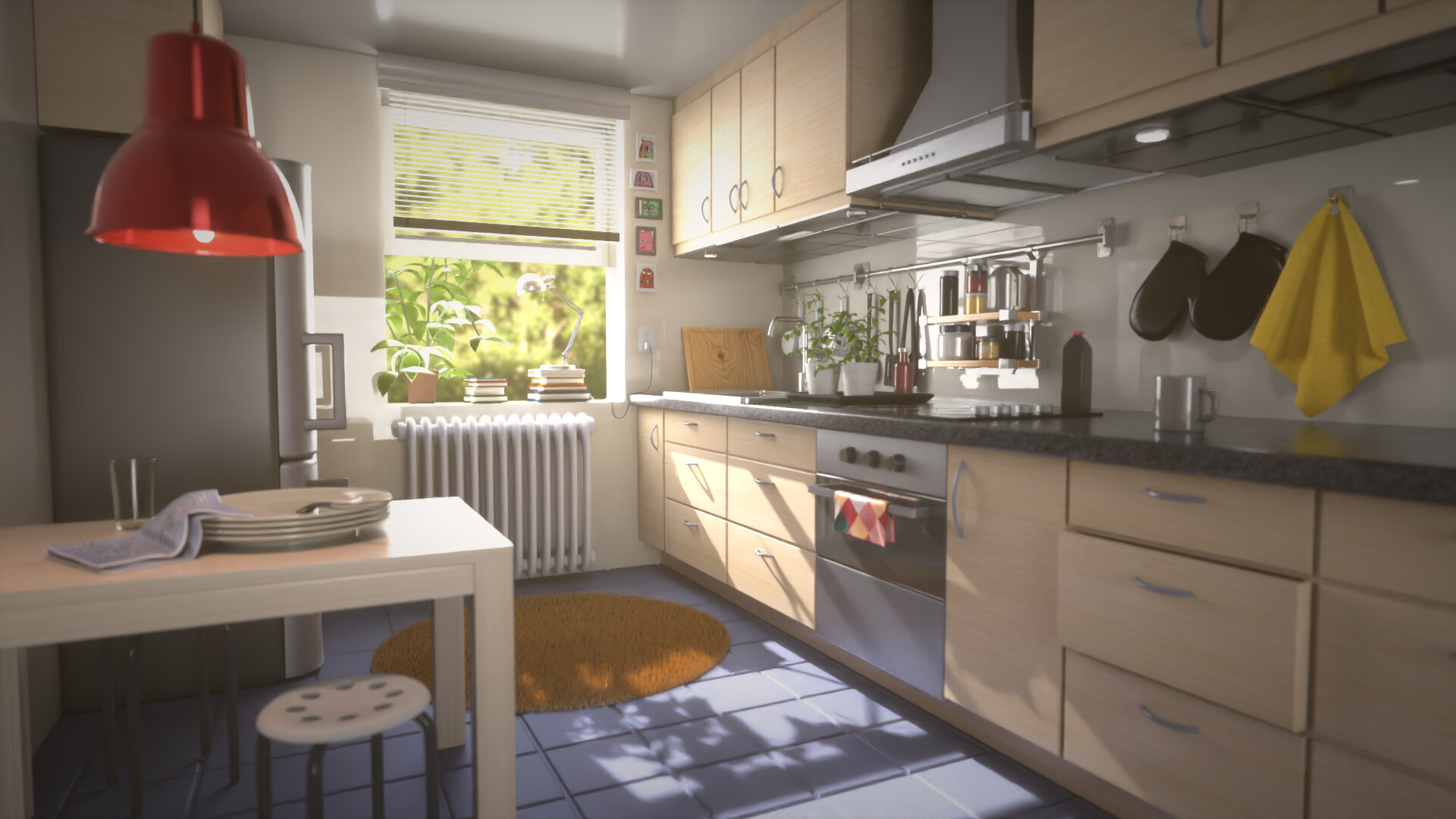 ArtStation - Kitchen Interior Environment Study