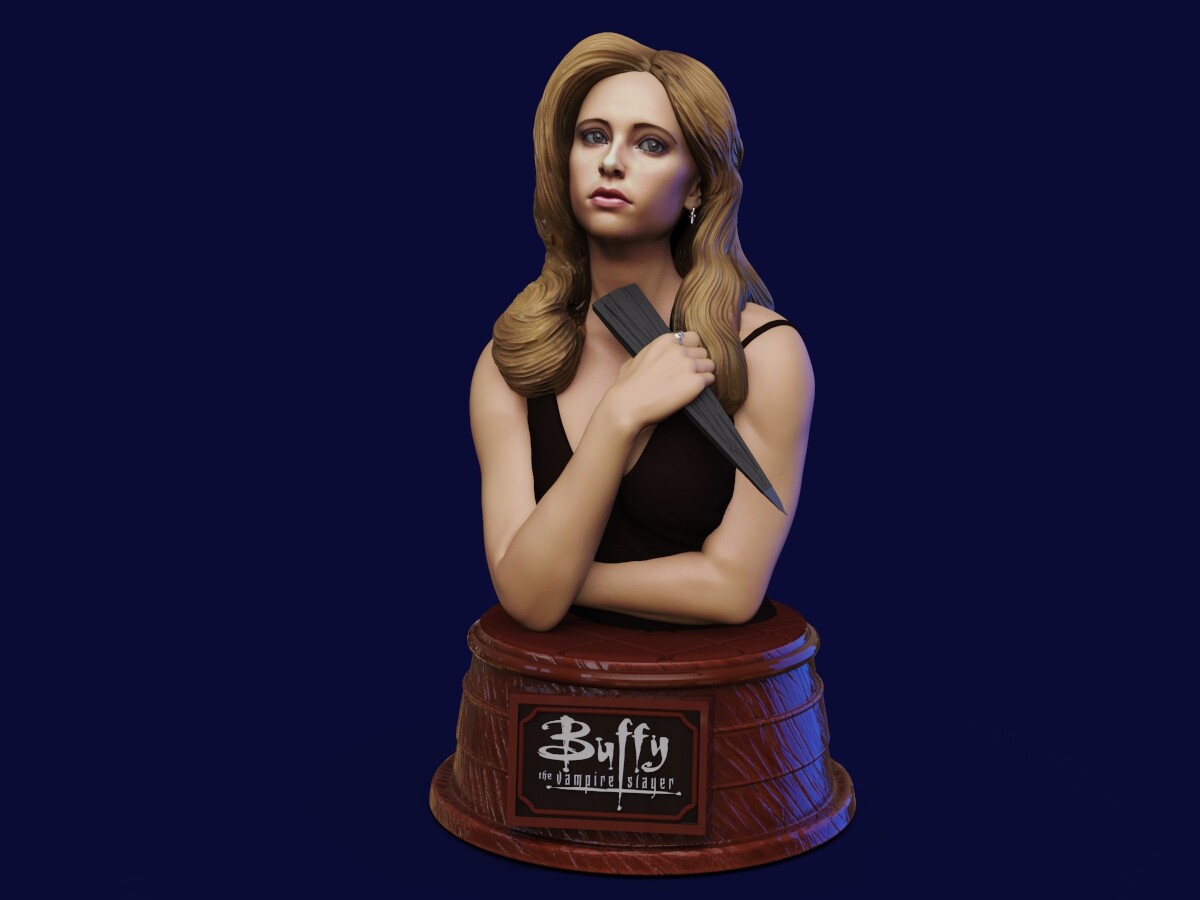 ArtStation - Buffy 3d sculpt