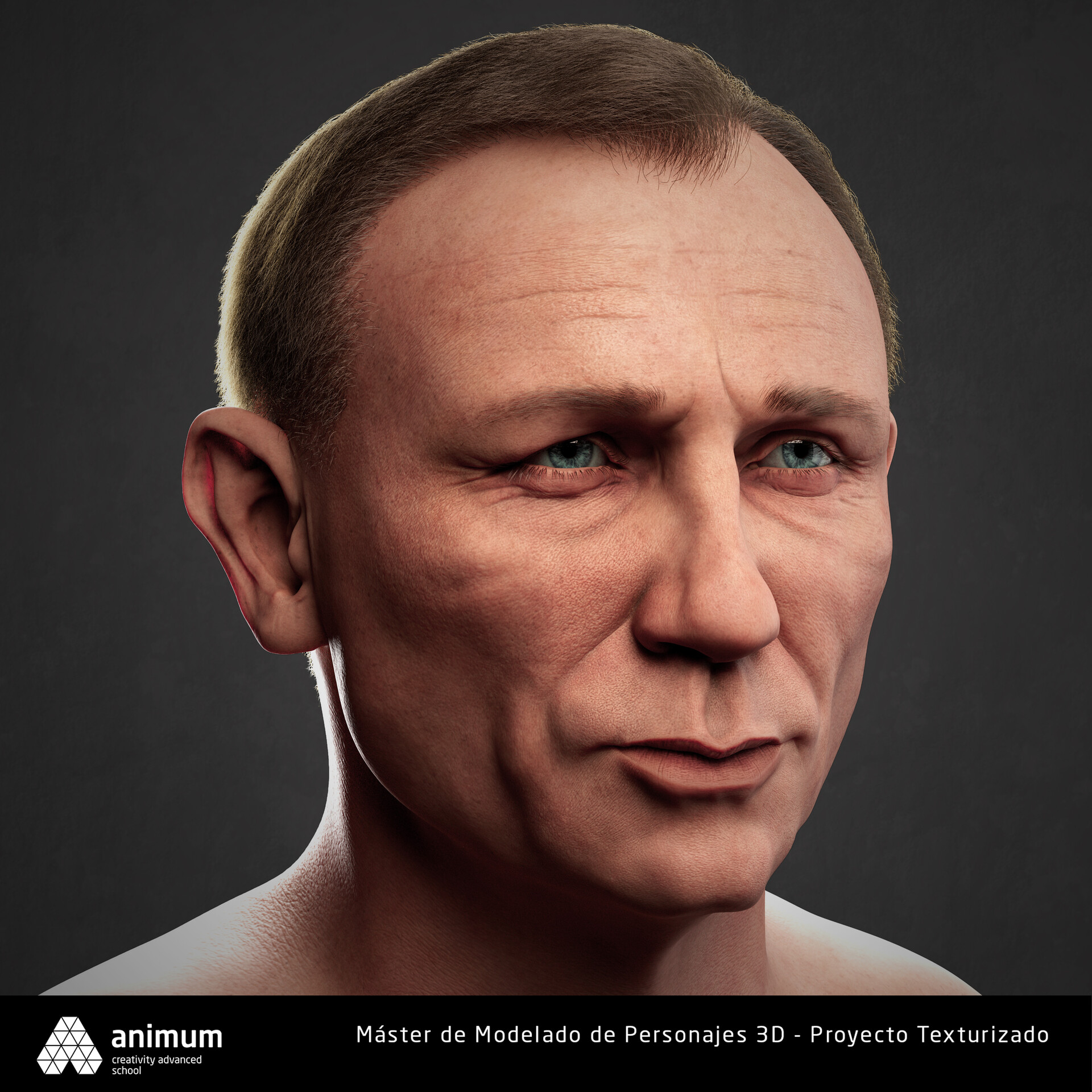 ArtStation - Proyecto Humano Realista- Animum