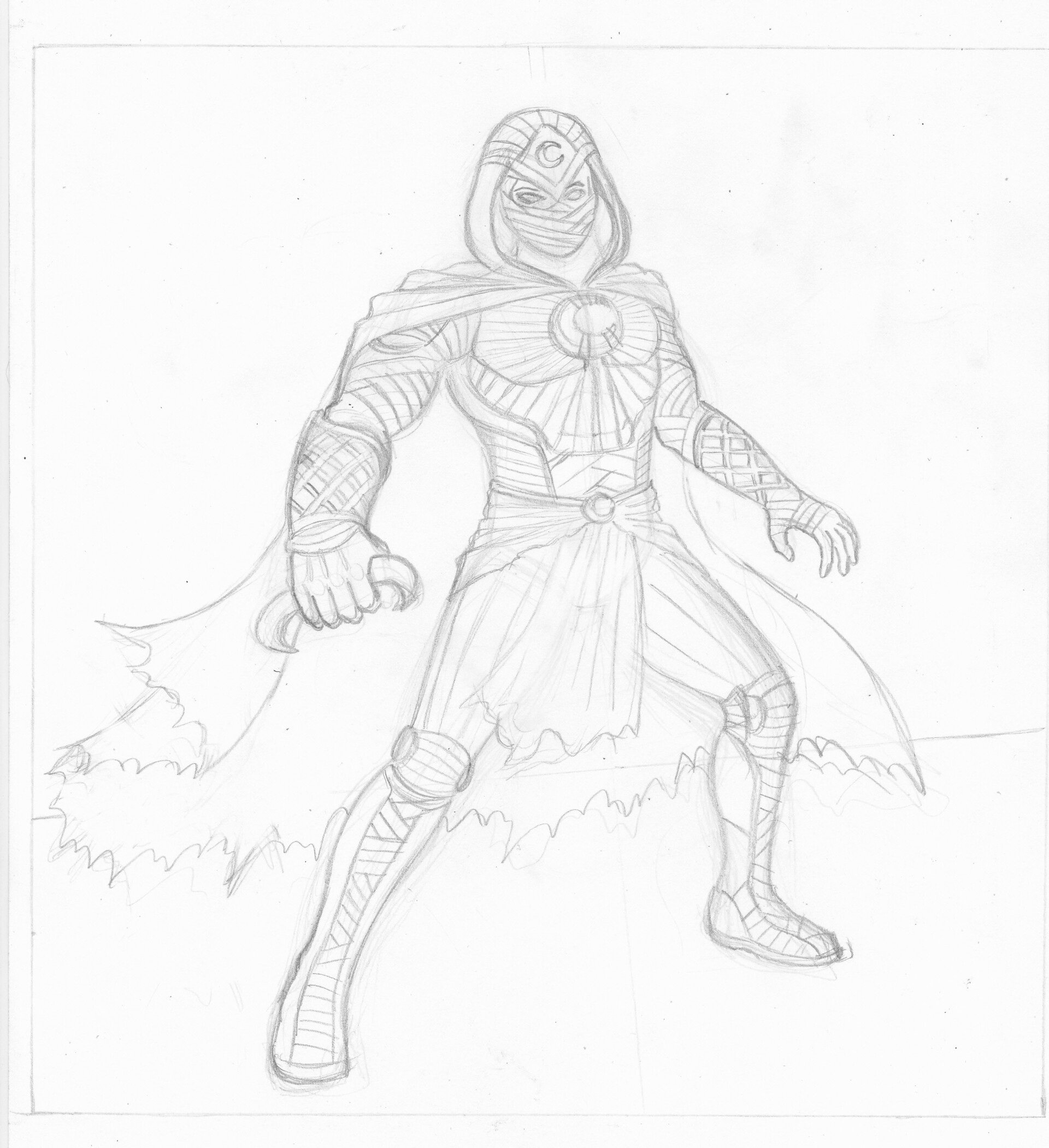 moon knight coloring pages