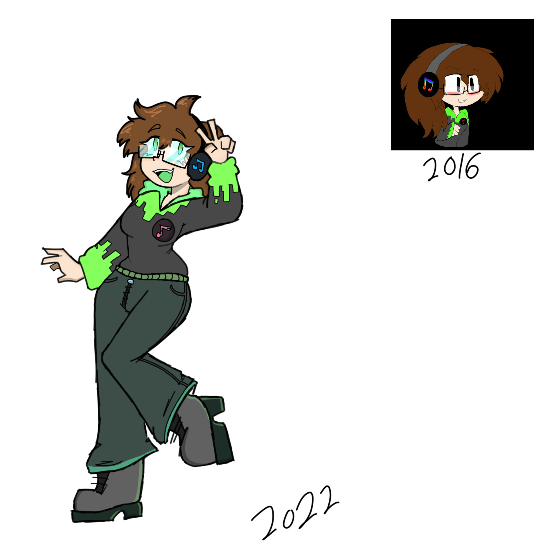 ArtStation - Redraw of an old oc I had