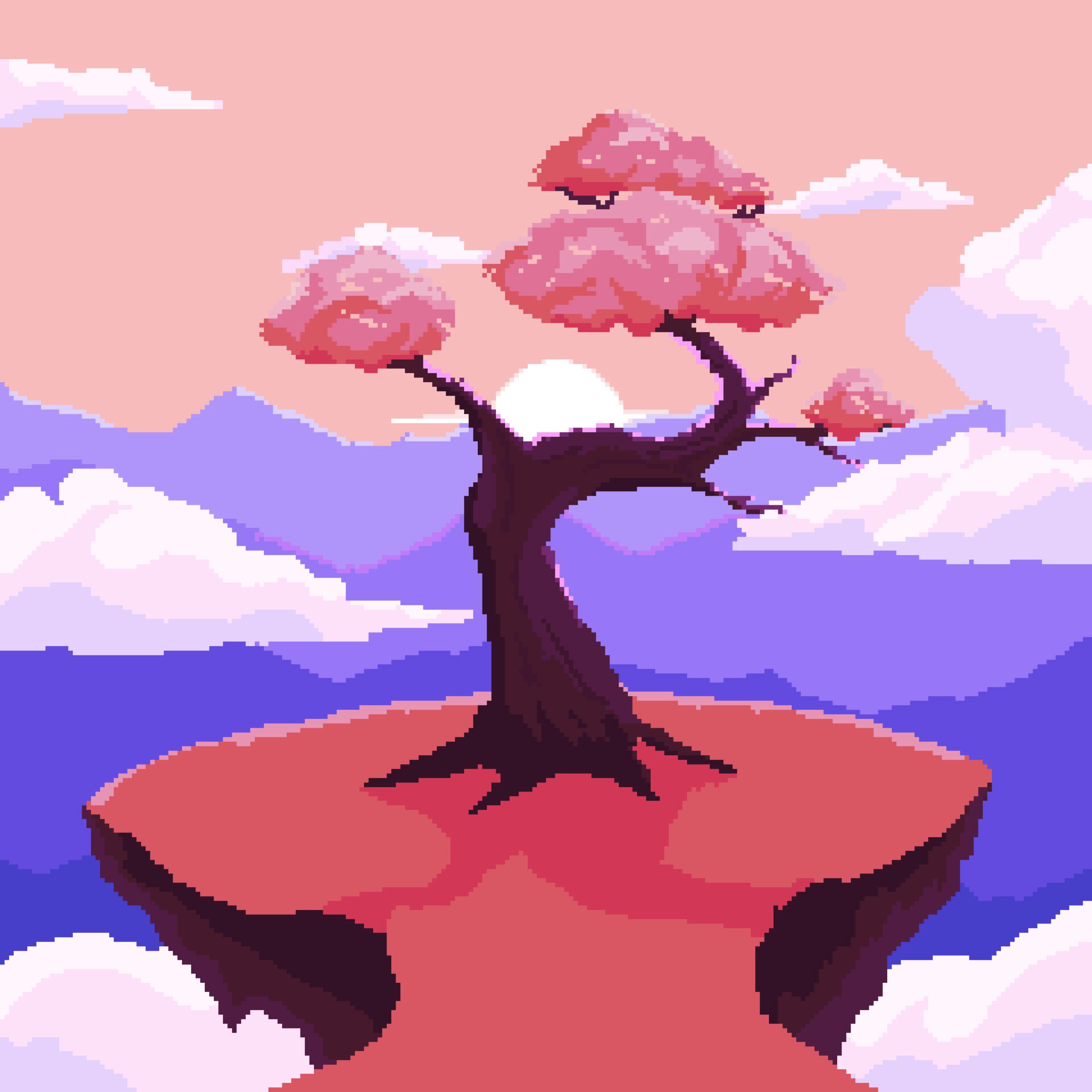 ArtStation - Pixel Tree