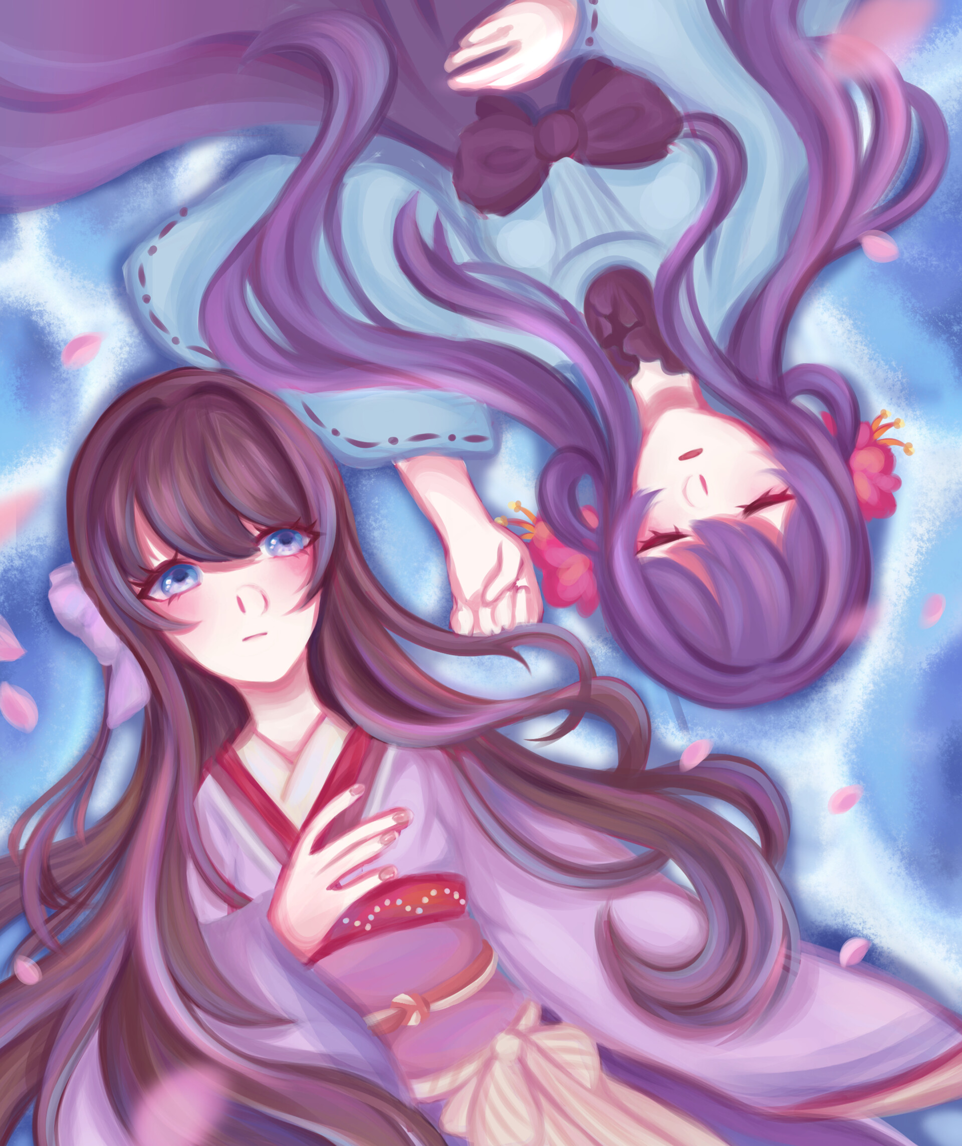 ArtStation - Sumire & Aoi Akane (TBHK)