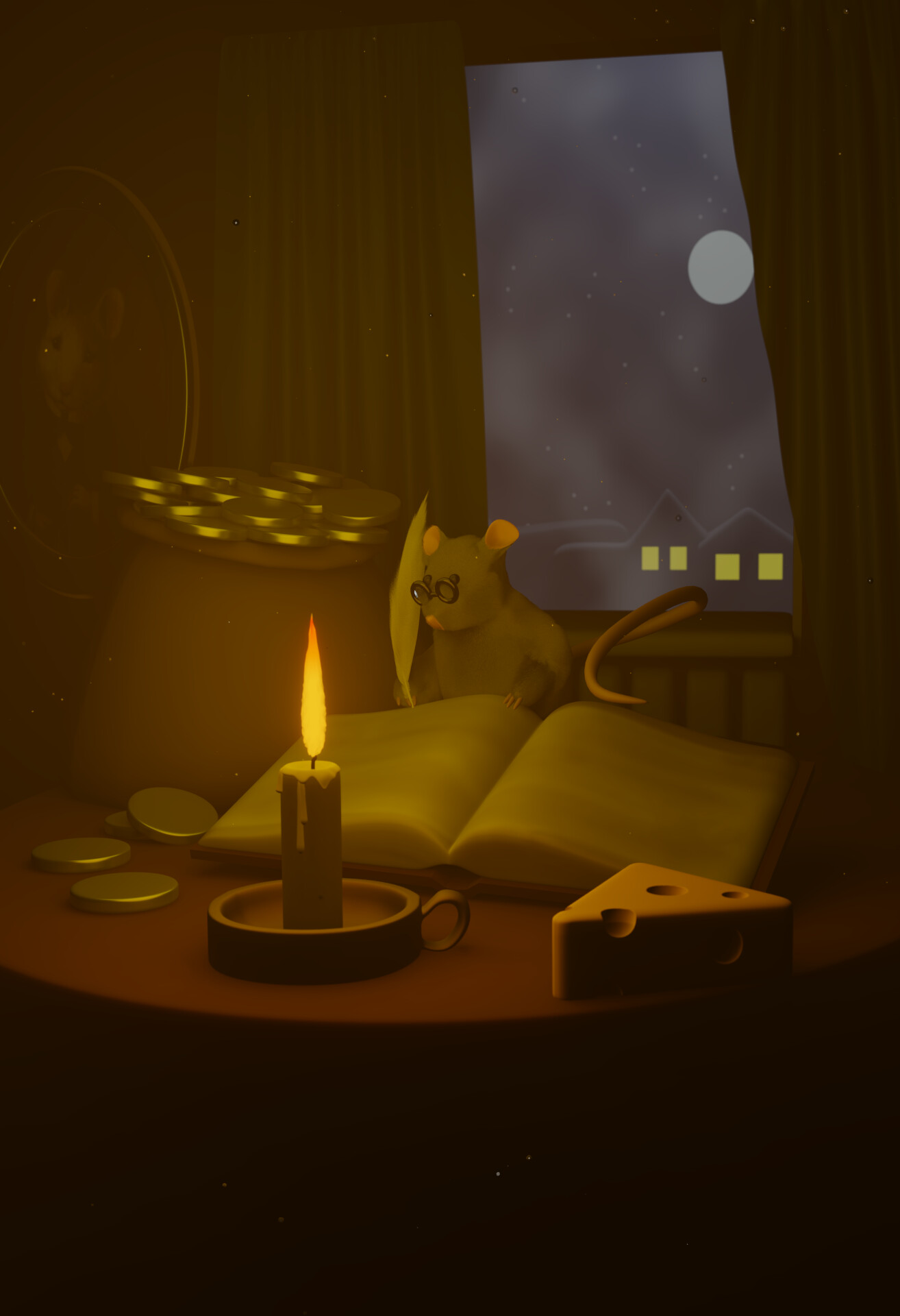 ArtStation - warm winter night