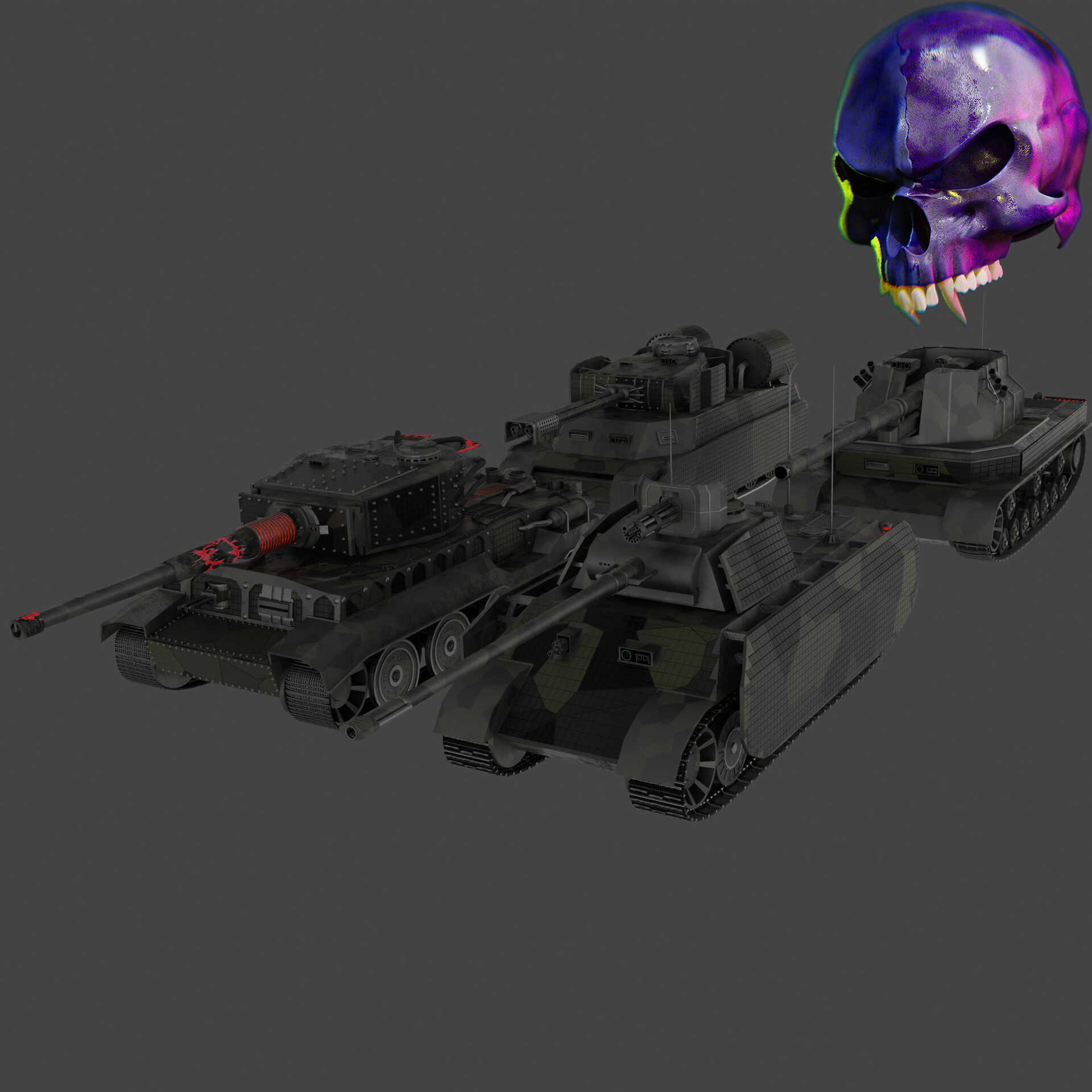 ArtStation - Scifi Tankcollection