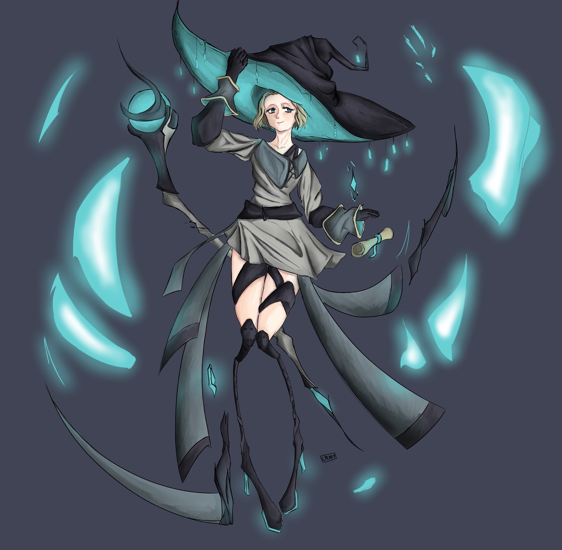 ArtStation - Neon witch