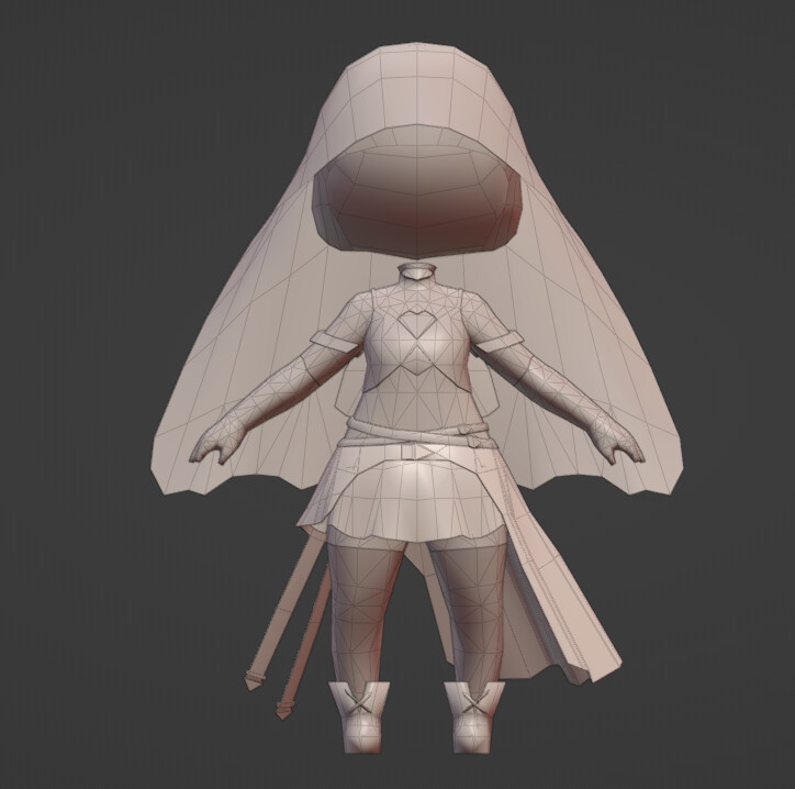 ArtStation - Chibi character 02 for Game