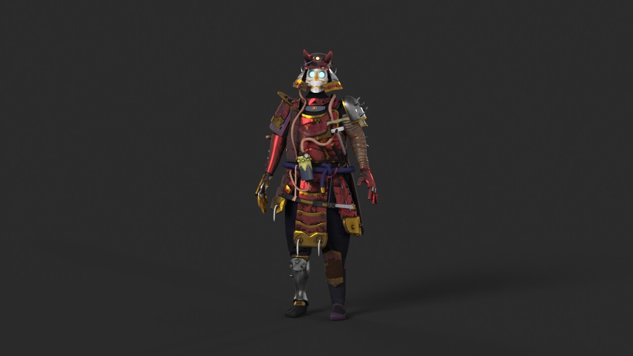 ArtStation - Cyber Samurai