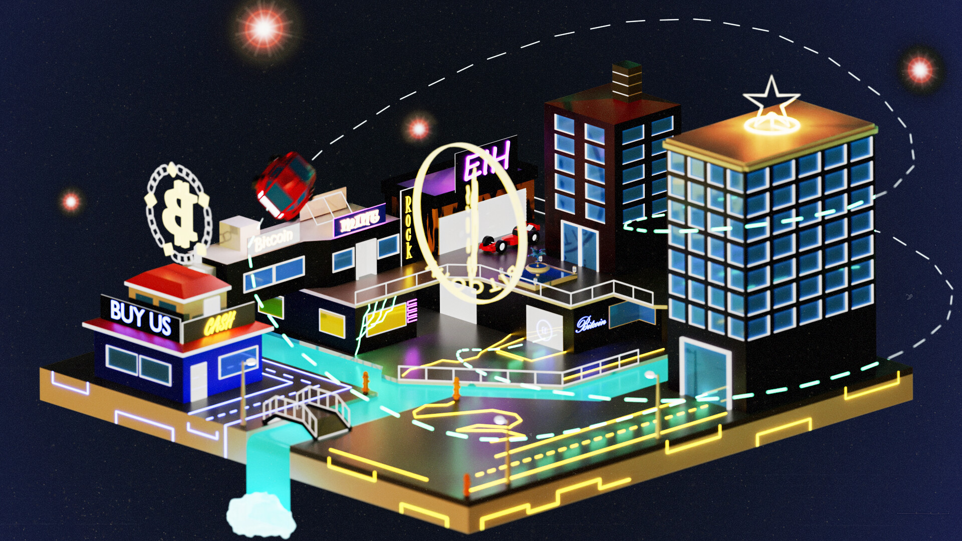 ArtStation - Bitcoin City