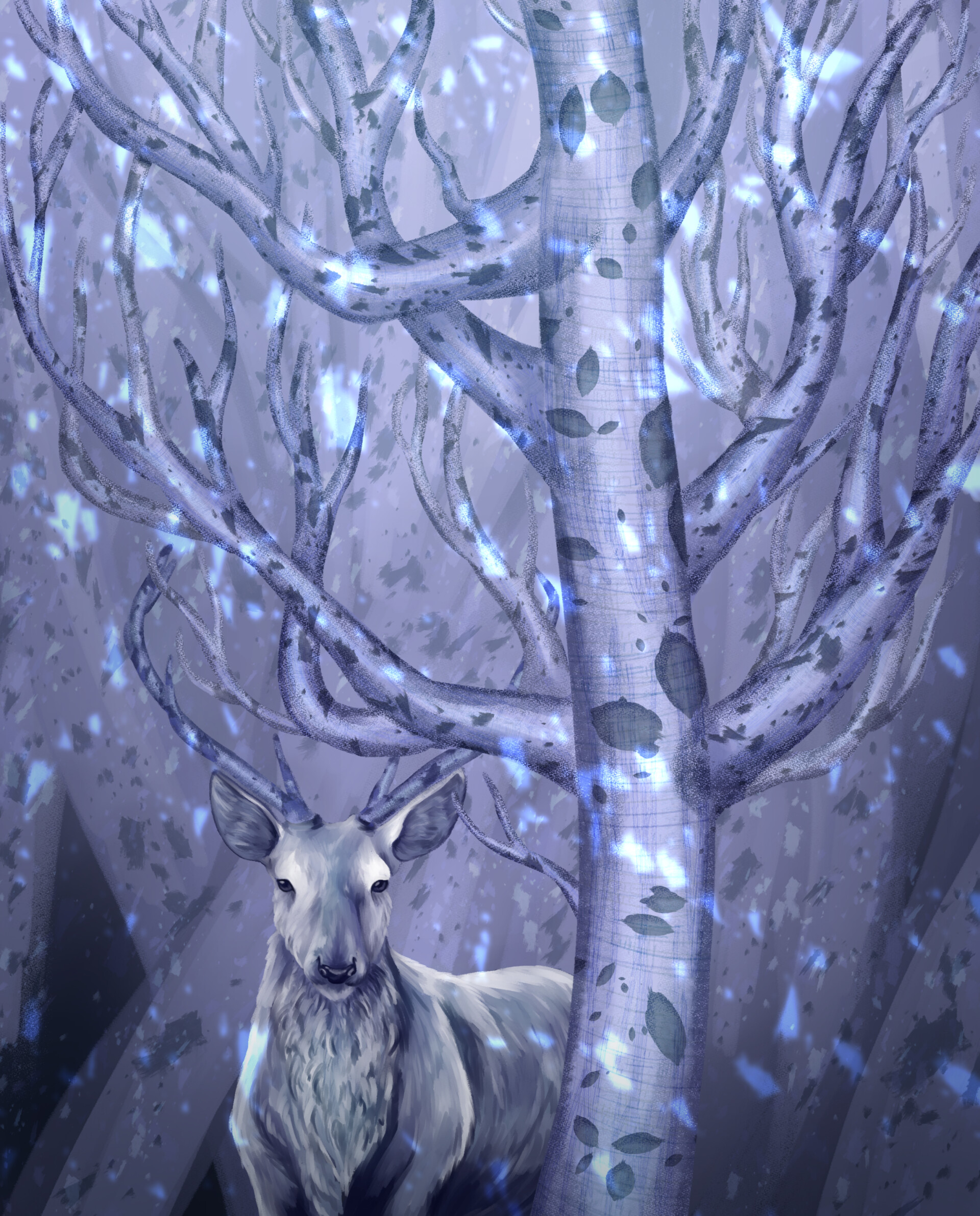 ArtStation - Eyes in the forest