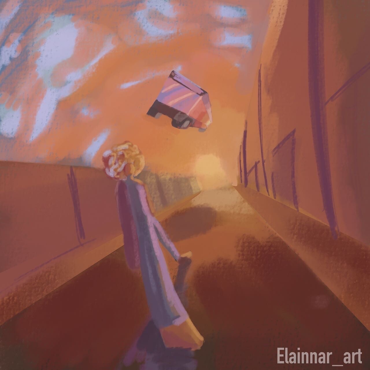 ArtStation - Playing with perspective and color :)