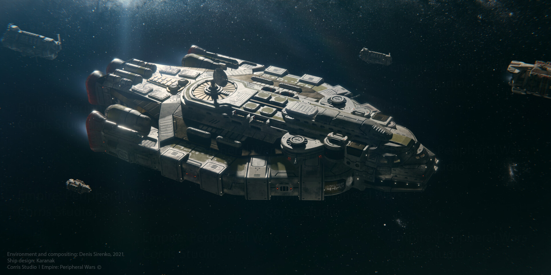 ArtStation - Environment for Rupper spaceship